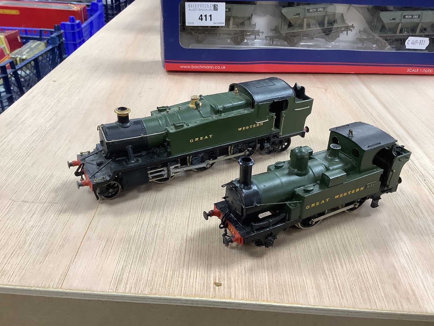 Lot 412 - Two OO Gauge Kit Built Great Western Tank