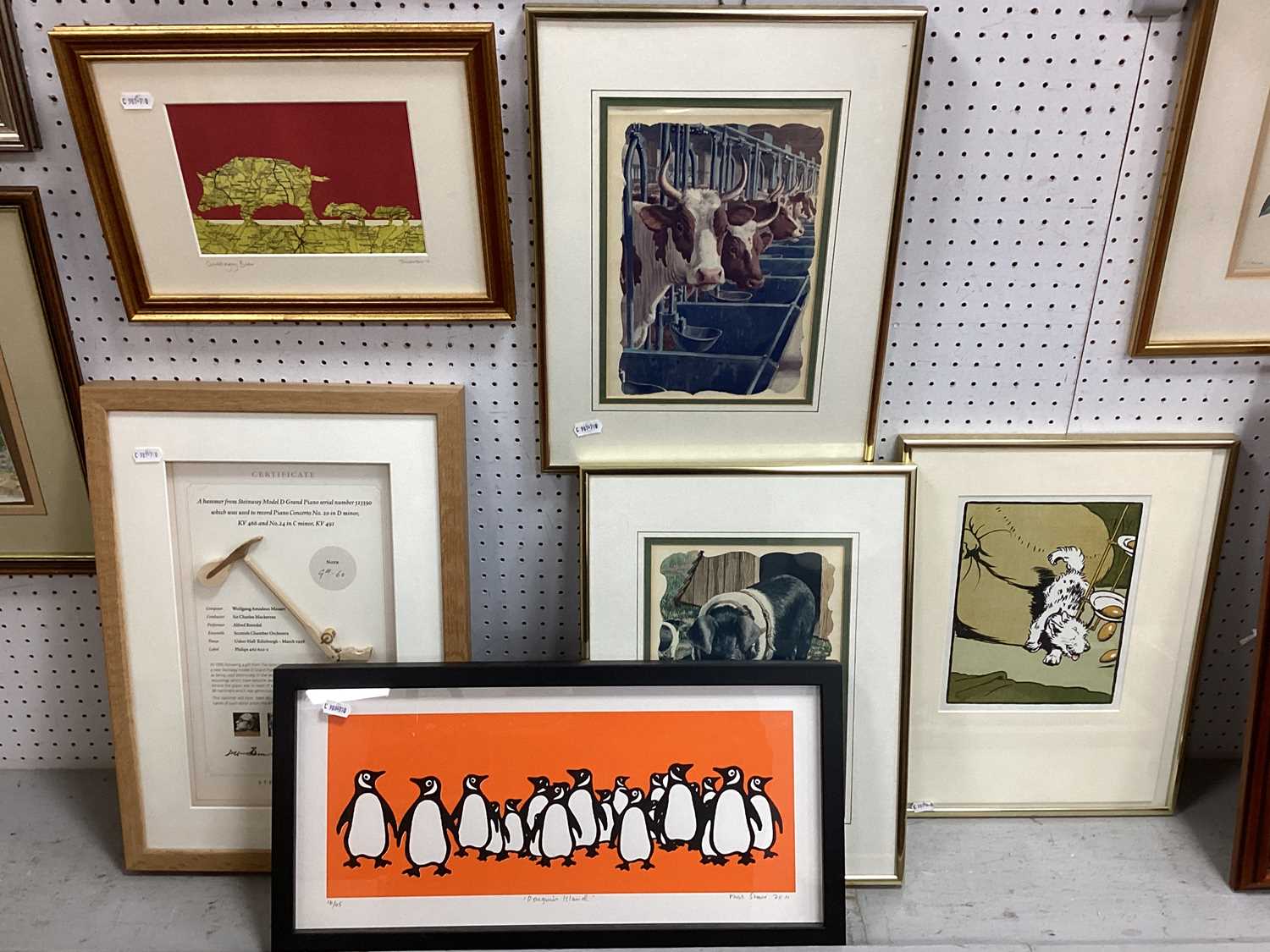 Lot 1469 - Phil Shaw 'Penguin Island', limited edition