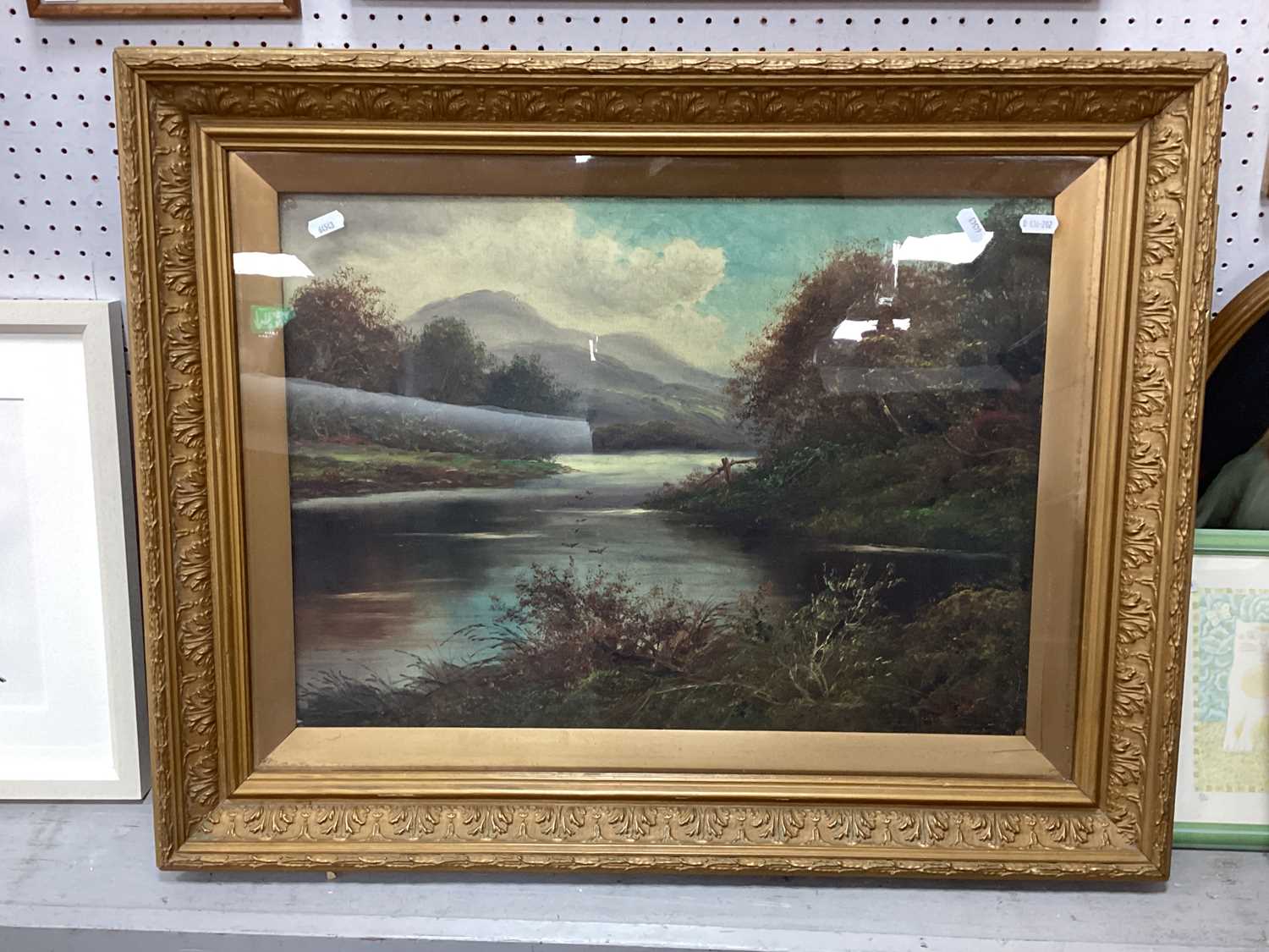 Lot 1464 - Ellis Wilson Oil on Canvas of a River Scene