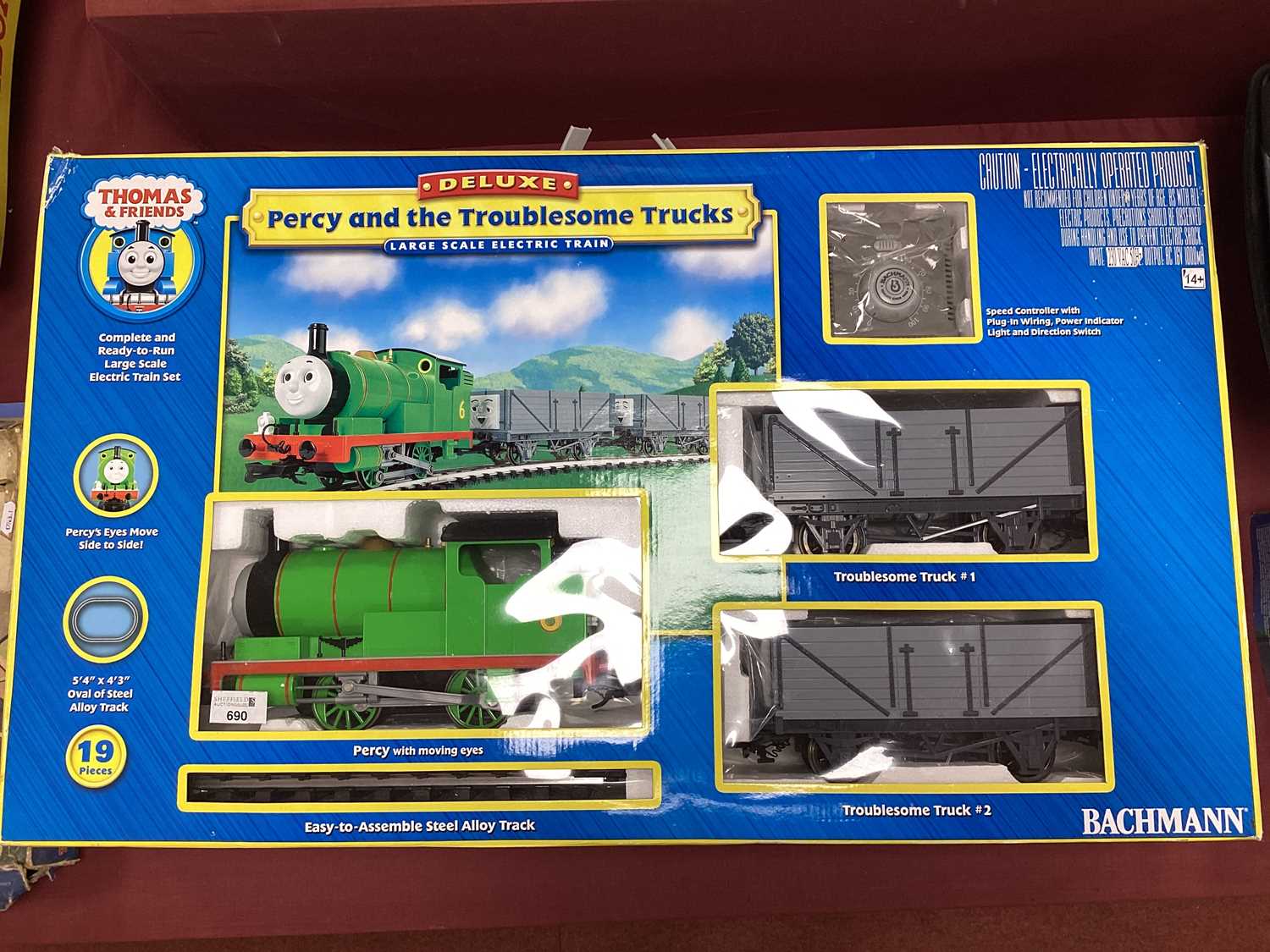 Lot 690 - Bachmann G Scale "Thomas and Friends" Percy