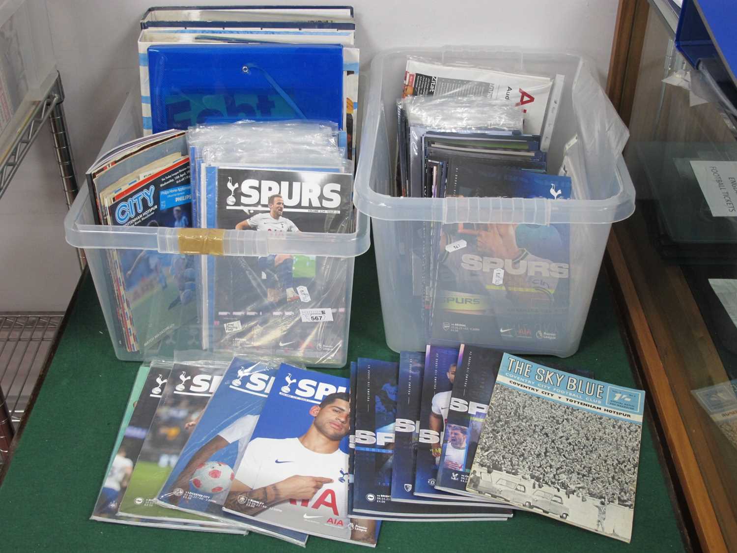 Lot 567 - Seven Tottenham Hotspur Programmes, 2000's