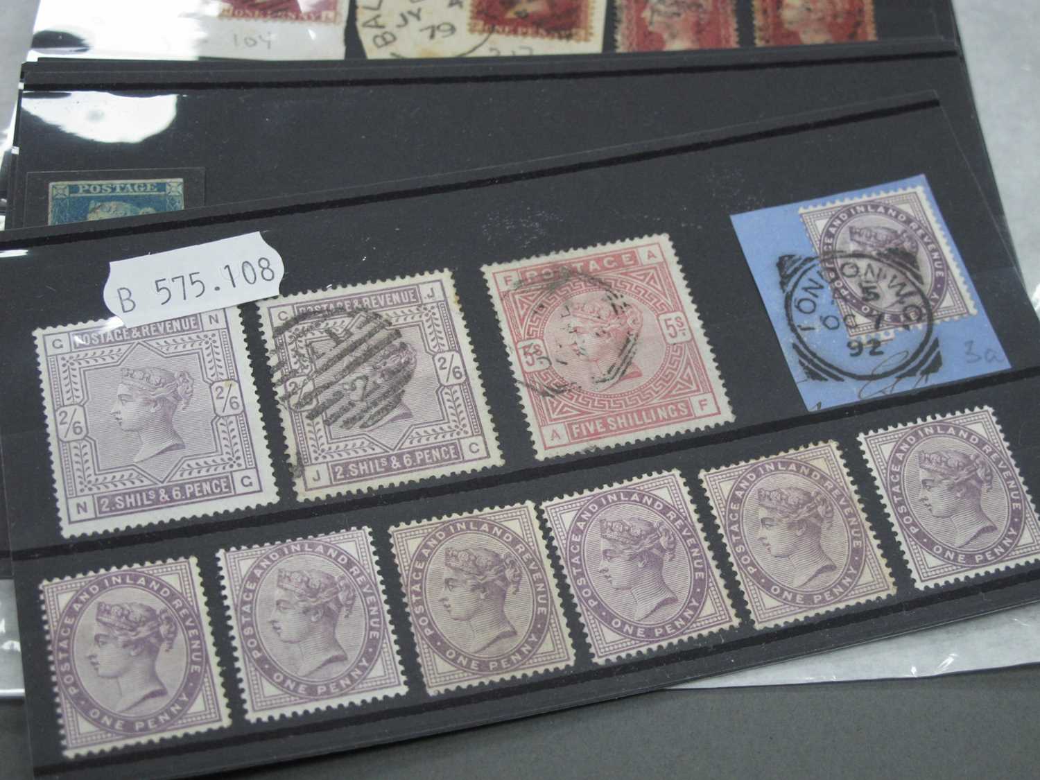 Lot 1283 - Stamps; A selection of Queen Victoria Great