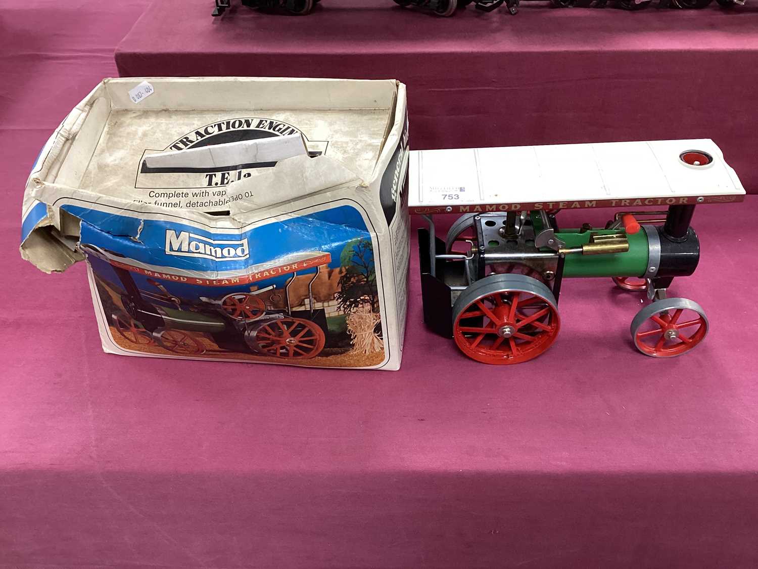 Lot 753 - A Mamod TE1a Live Steam Traction Engine,