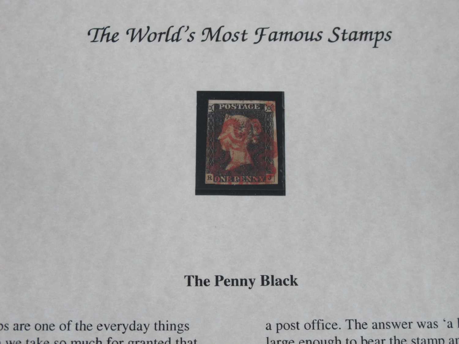 Lot 1286 - Westminster Collection 1840 Penny Black
