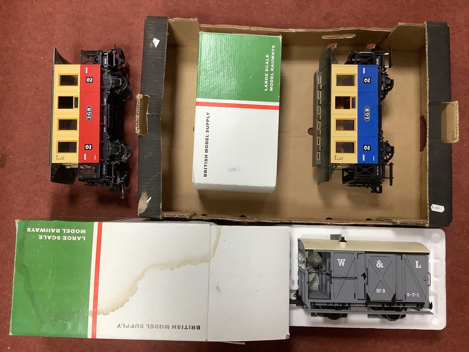 Lot 321 - A quantity of G Scale rolling stock, by LGB