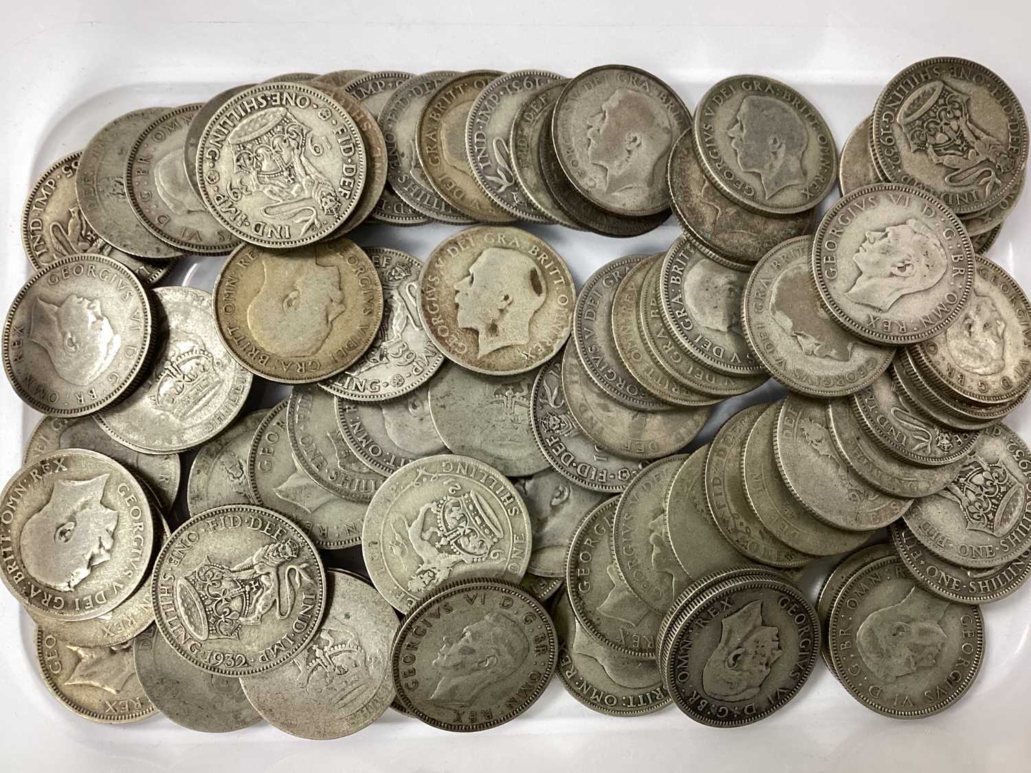 Lot 513 - Large Collection Of GB Per 1947 Silver