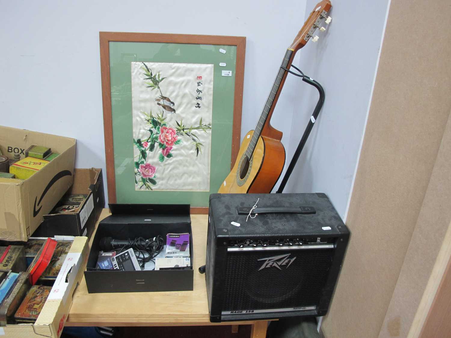 Lot 1128 - Aucustic guitar by Herald model: MG104N on