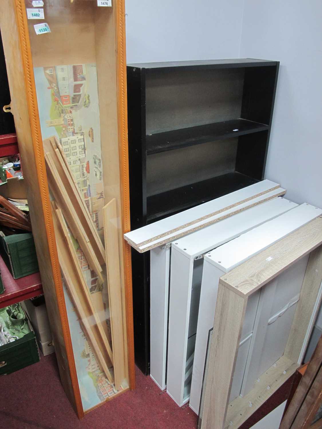 Lot 1476 - Three White Wall Display Units, with