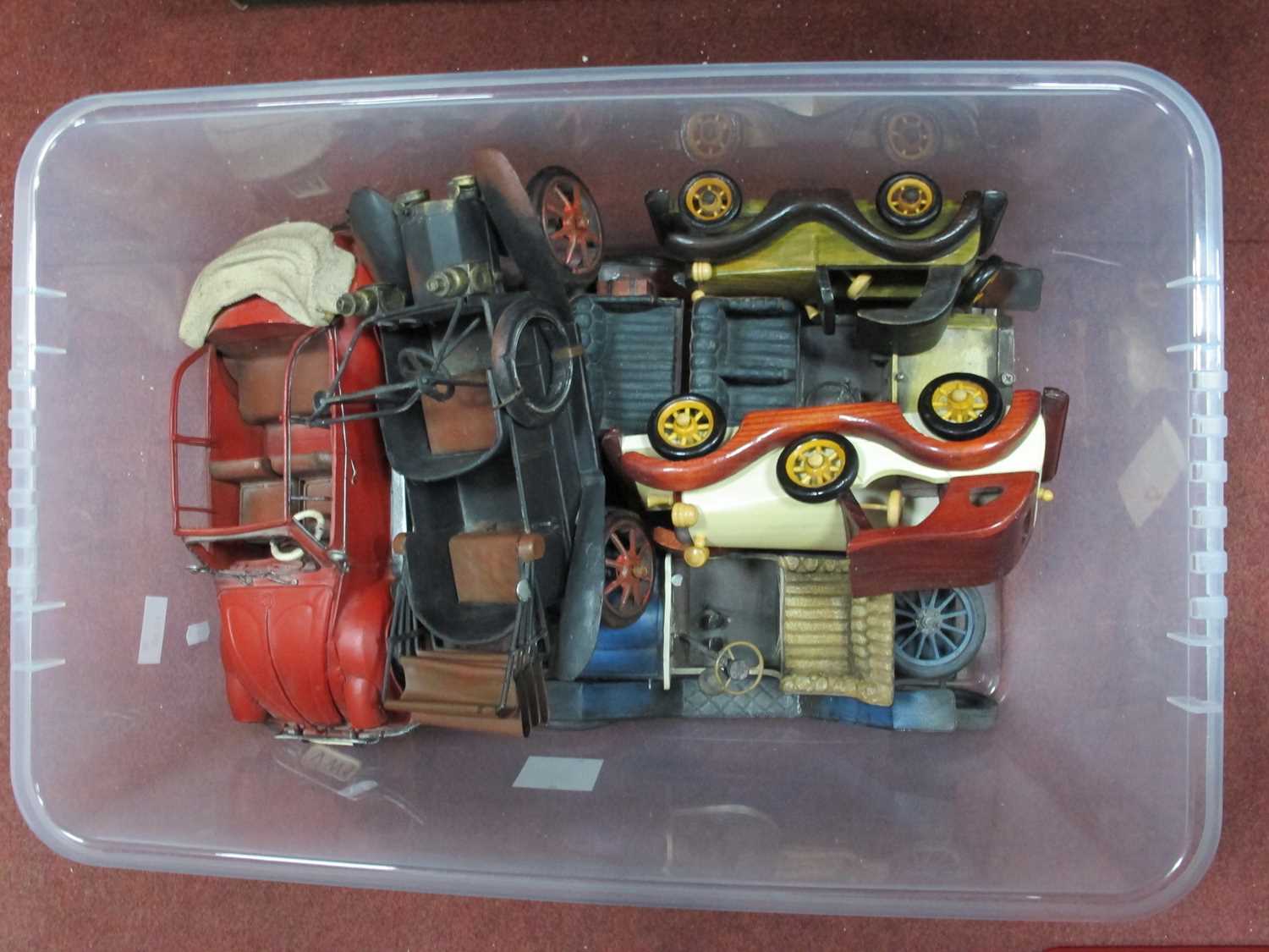 Lot 1030 - Eight Late XX Century Models of Vintage