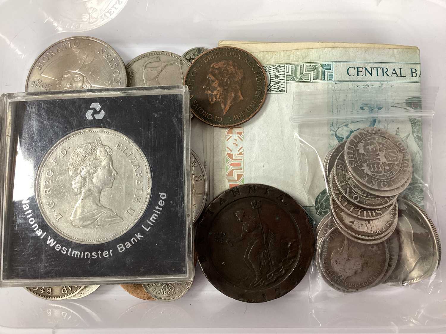 Lot 482 - Collection Of Coins And Banknotes, including