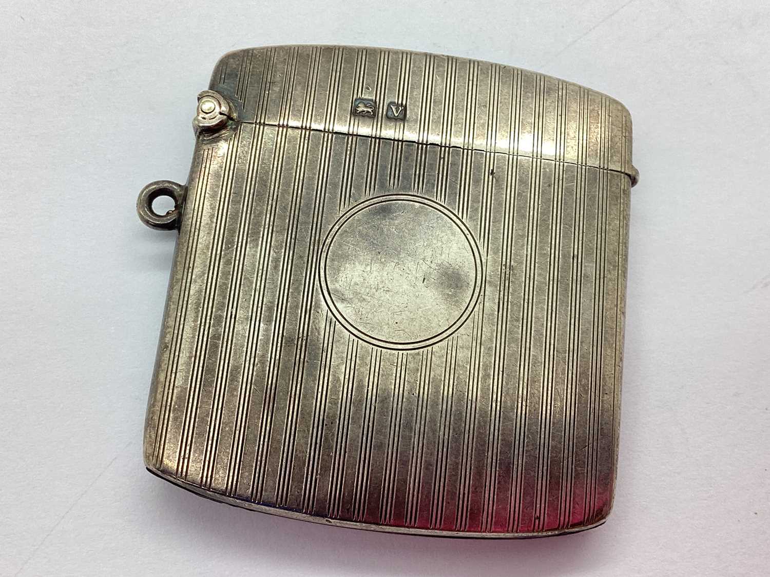 Lot 64 - A Vintage Hallmarked Silver Vesta Case, D&F,