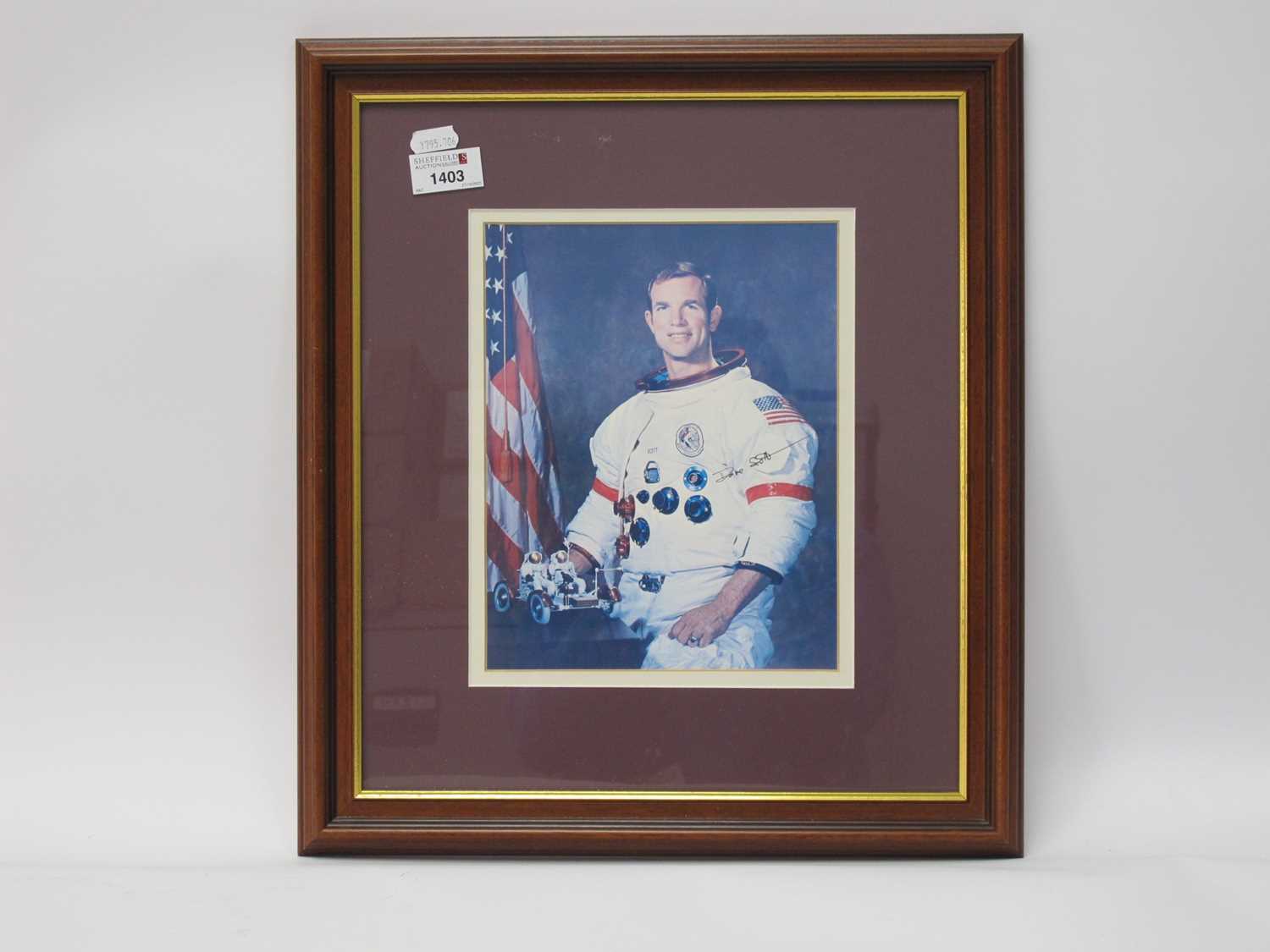 Lot 1403 - Astronaut Dave Scott, signed image
