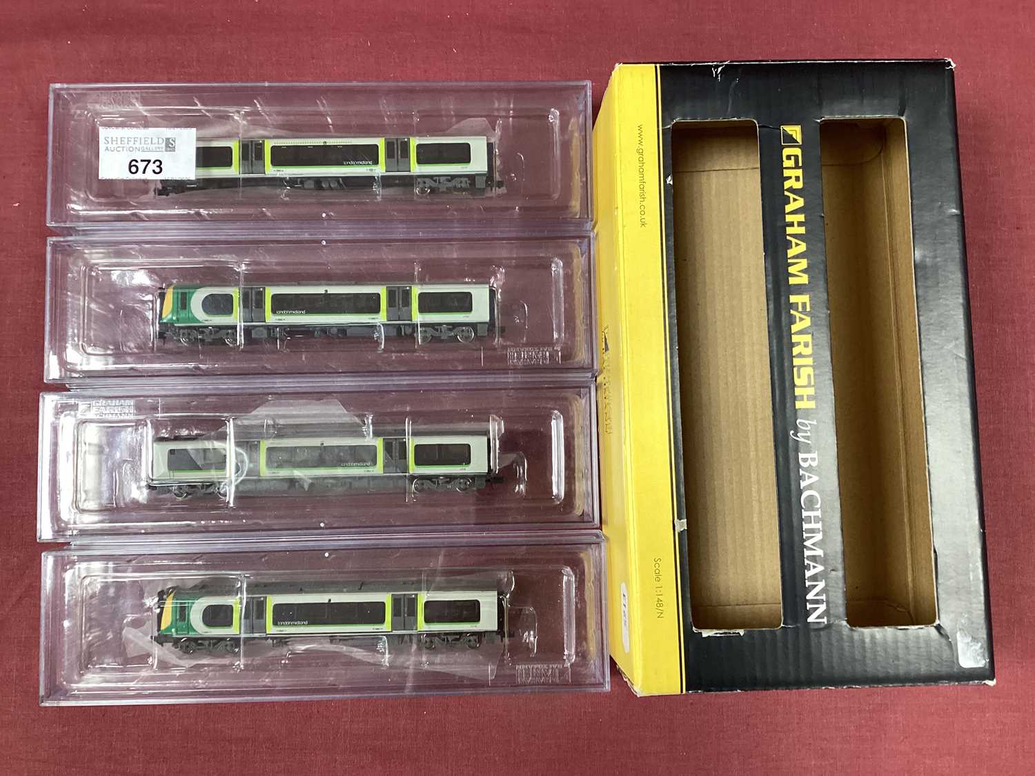 Lot 673 - Graham Farish by Bachmann, Class 350