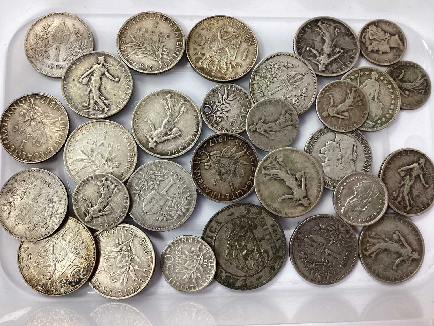 Lot 493 - Collection Of World Silver Coins, including