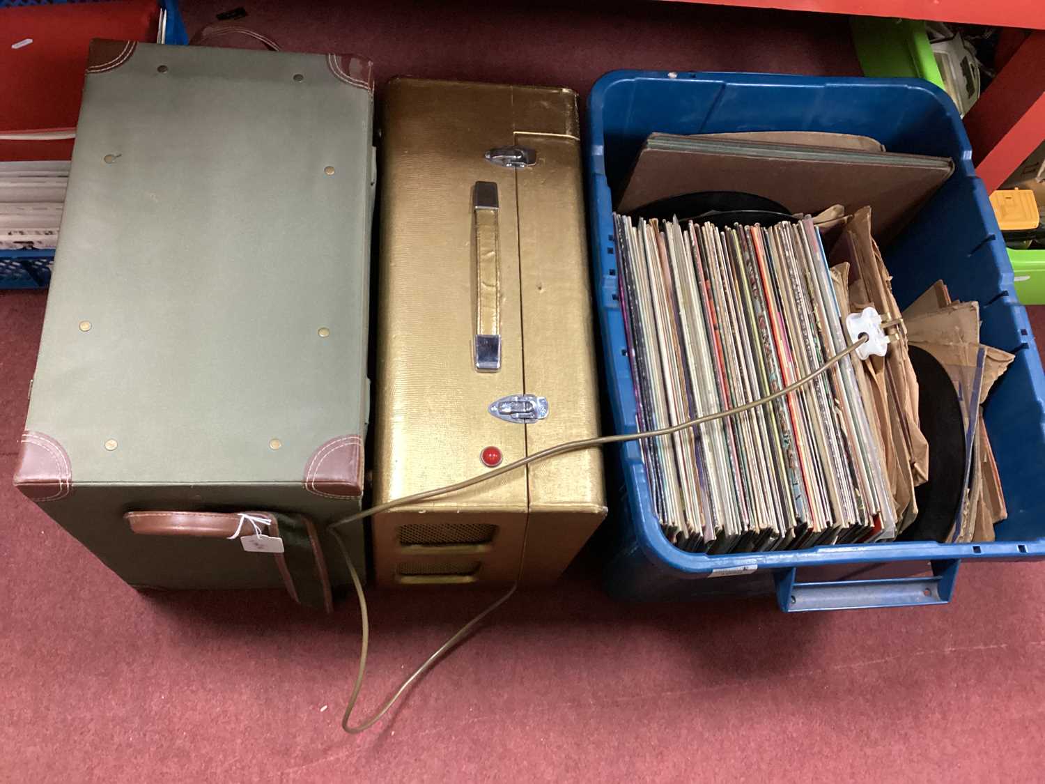 Lot 1030 - Collaro Microgram Record Player, travelling