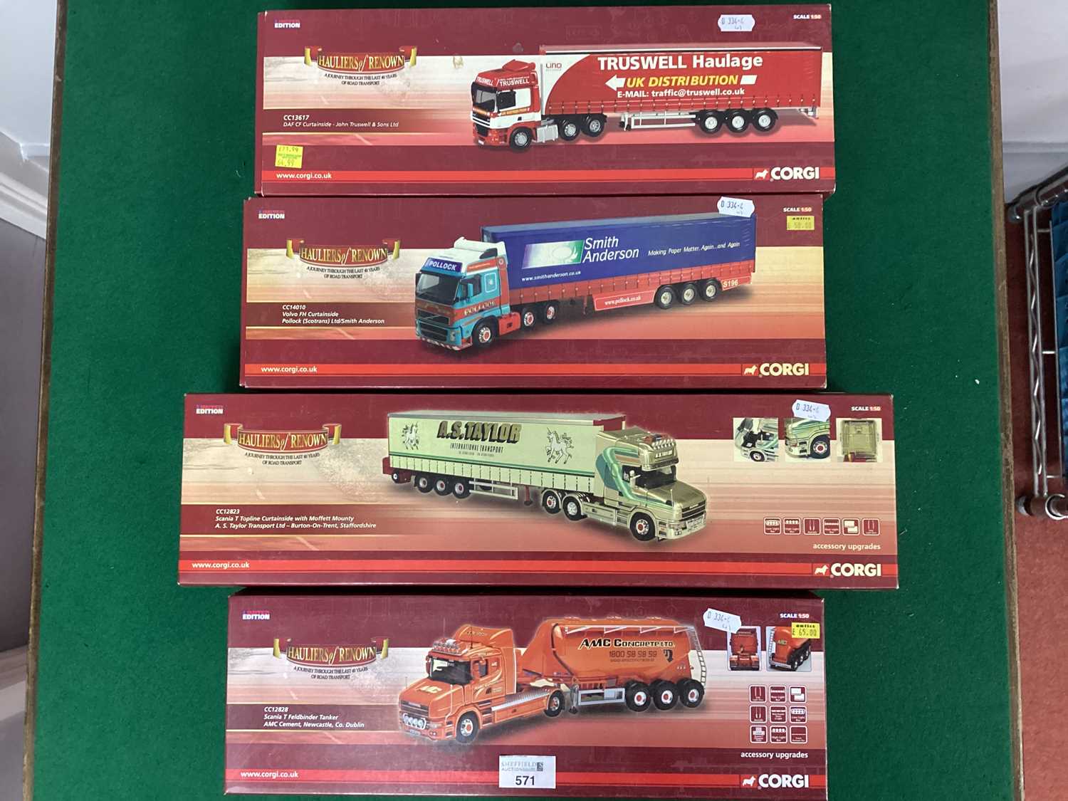 Lot 571 - Four 1:50 Scale Diecast Model commercial