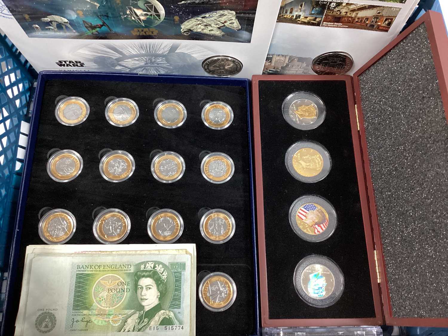 Lot 424 - Large Collection Of Coins And Banknotes,