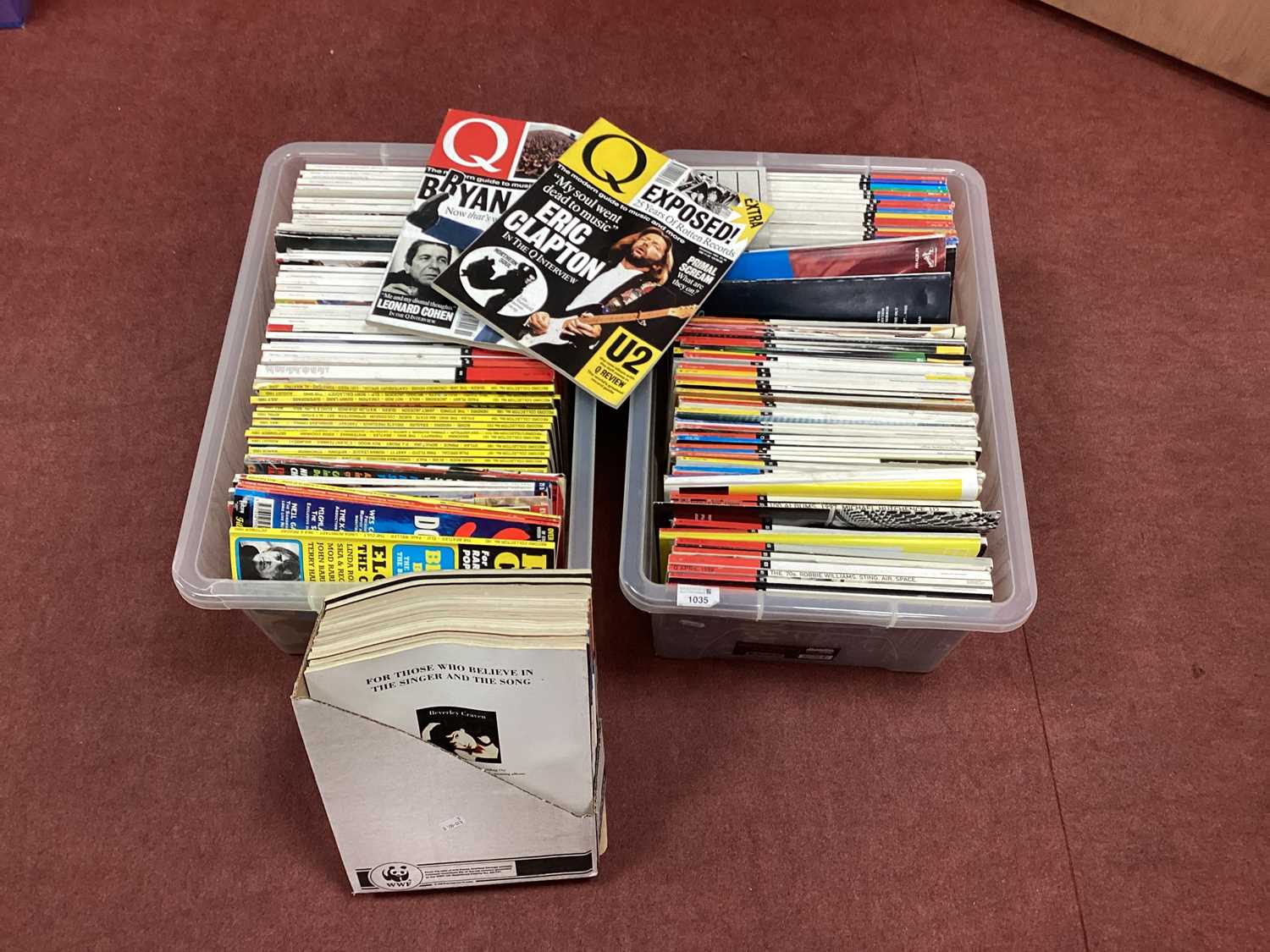 Lot 1035 - A Large Collection of Q Magazines, mainly