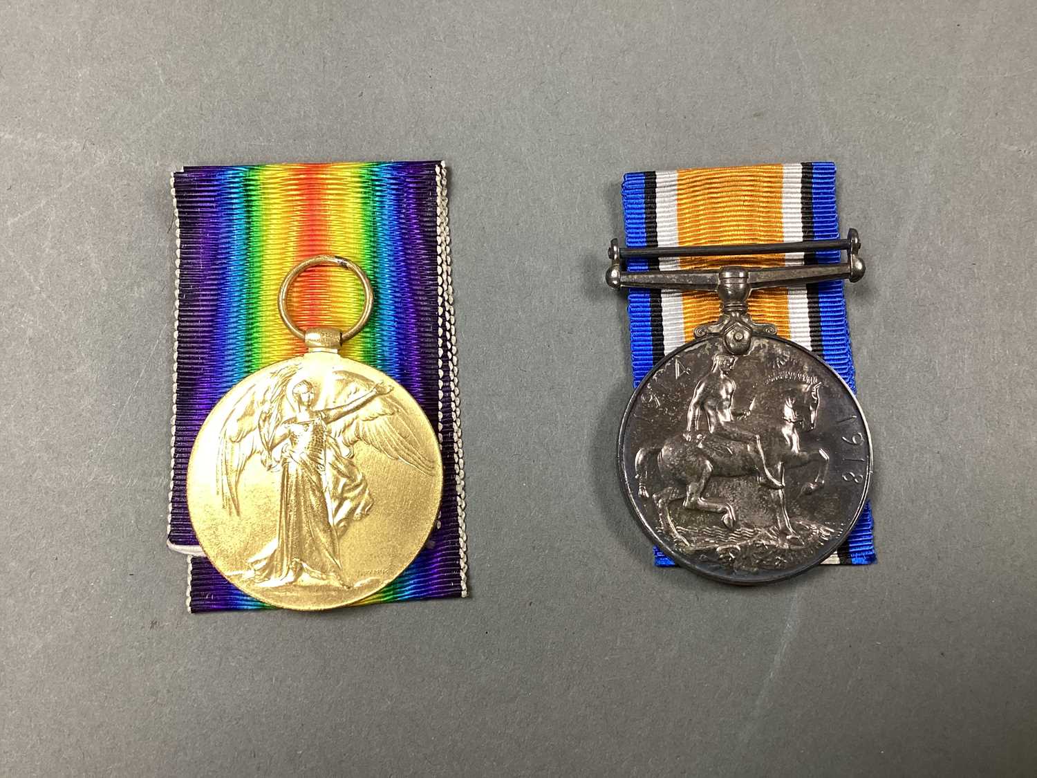 Lot 678 - WWI Medal Duo, comprising British War Medal