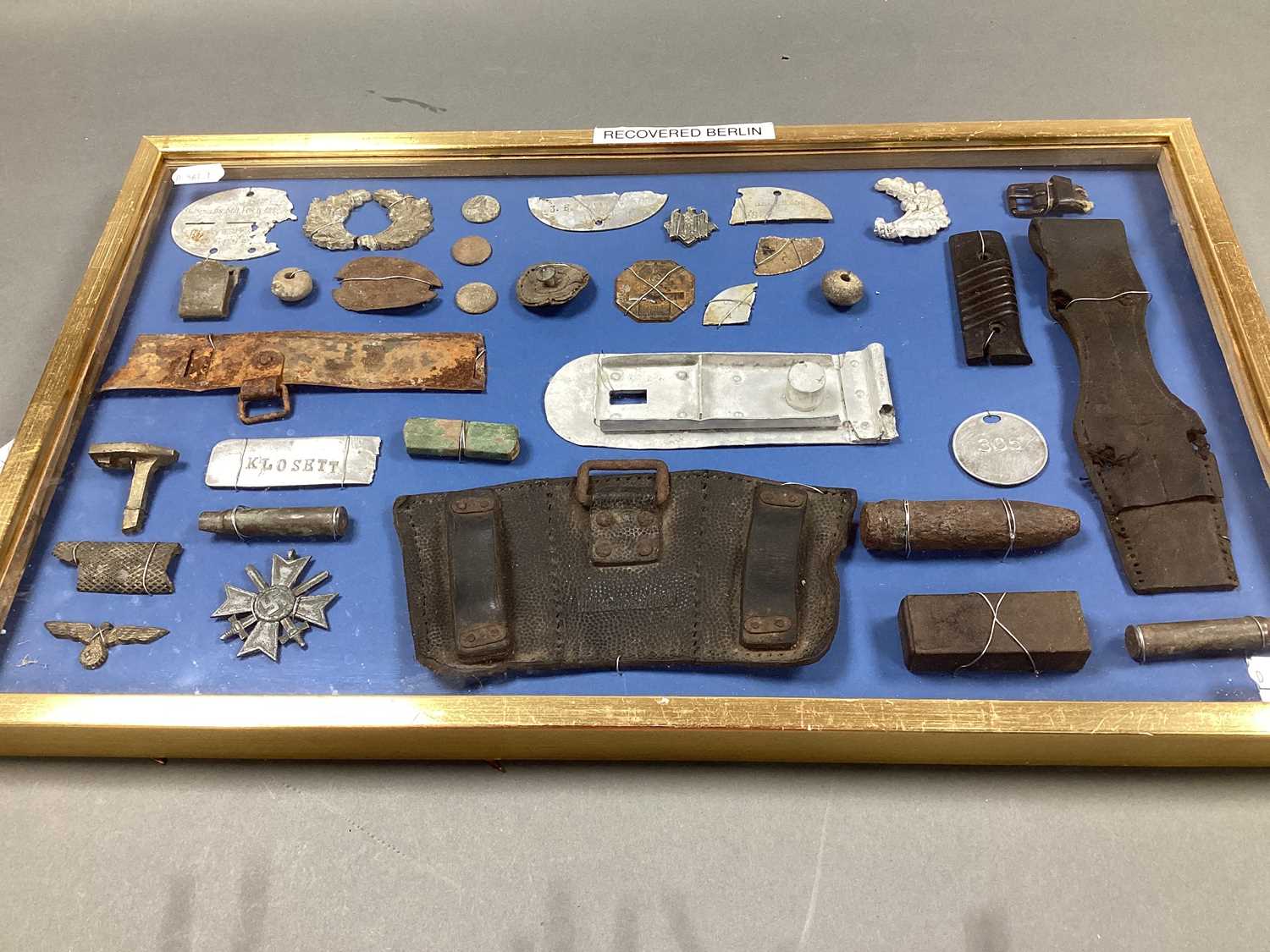 Lot 421 - WWII German Third Reich Relics, including