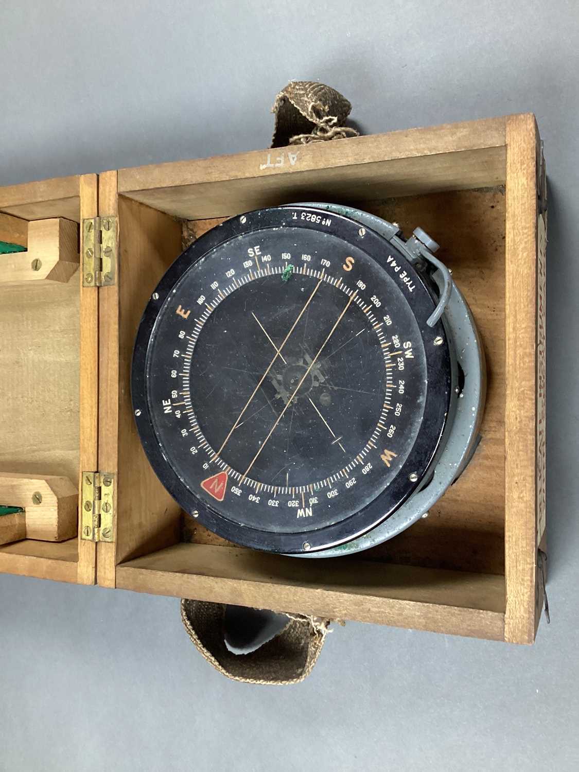 Lot 435 - RAF Type P4A Aircraft Compass, complete with