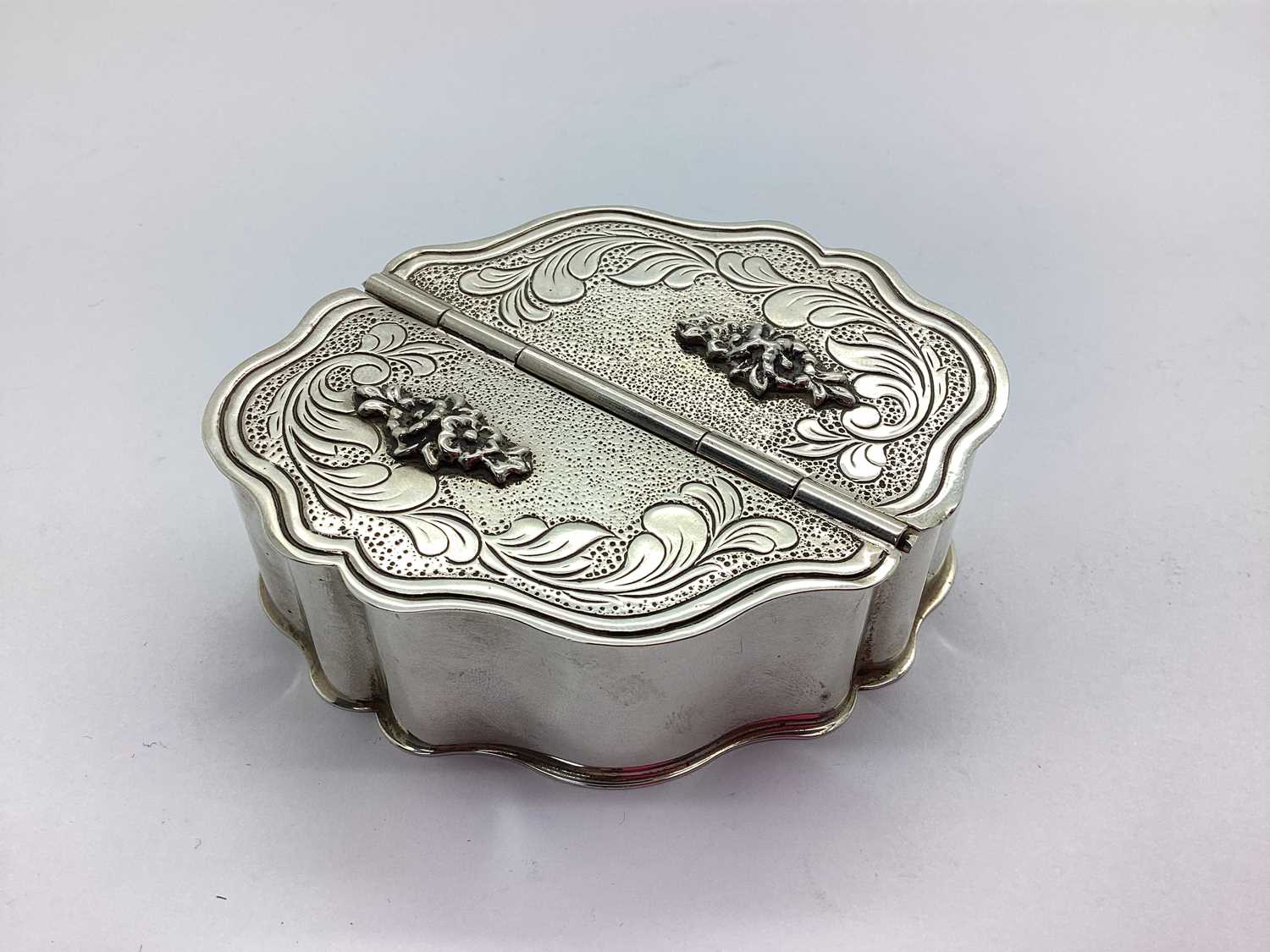 Lot 71 - A Highly Decorative Two Sided Snuff Box, of