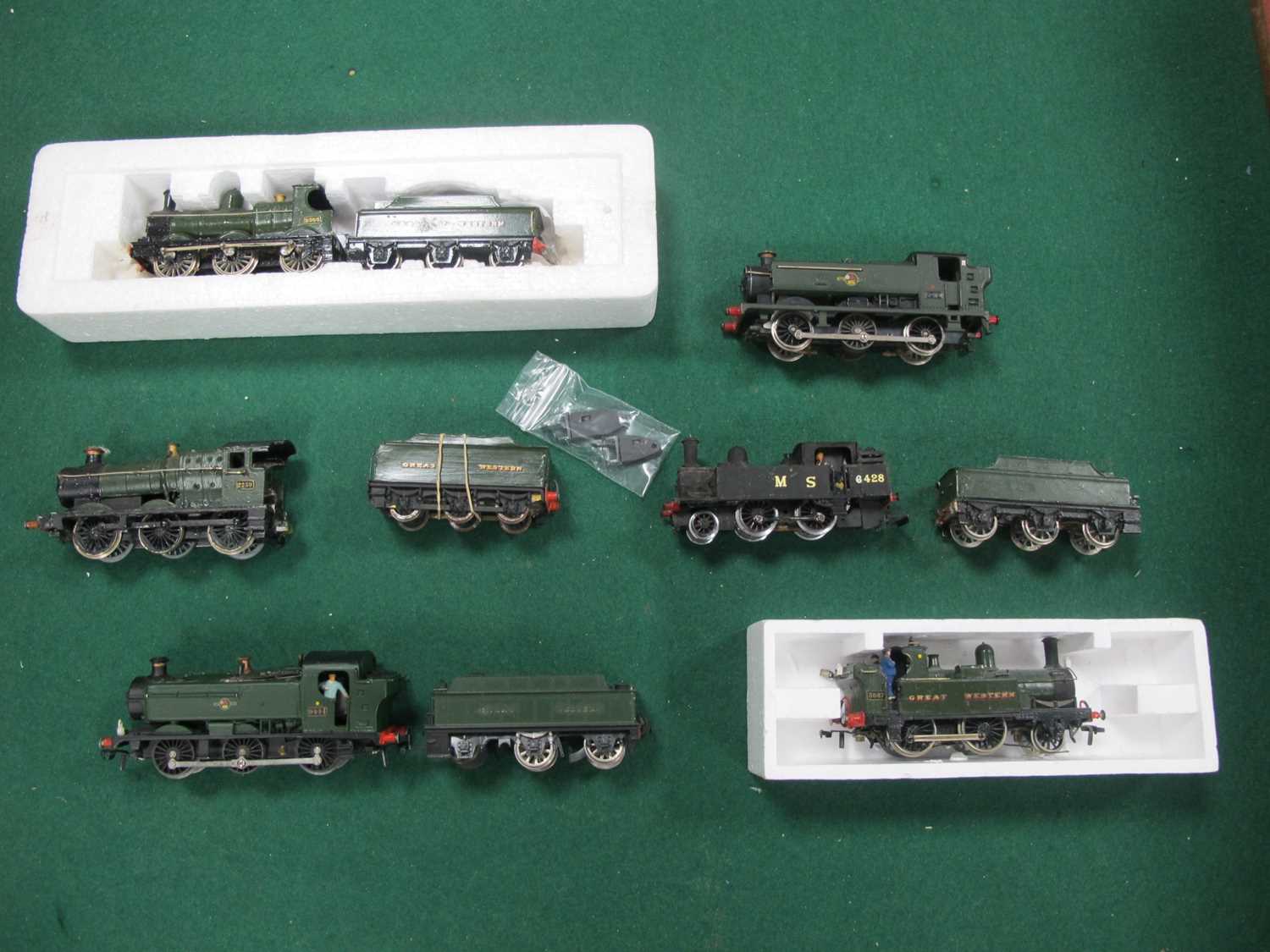 Lot 155 - Six OO Gauge Kit Built Steam Locomotives,