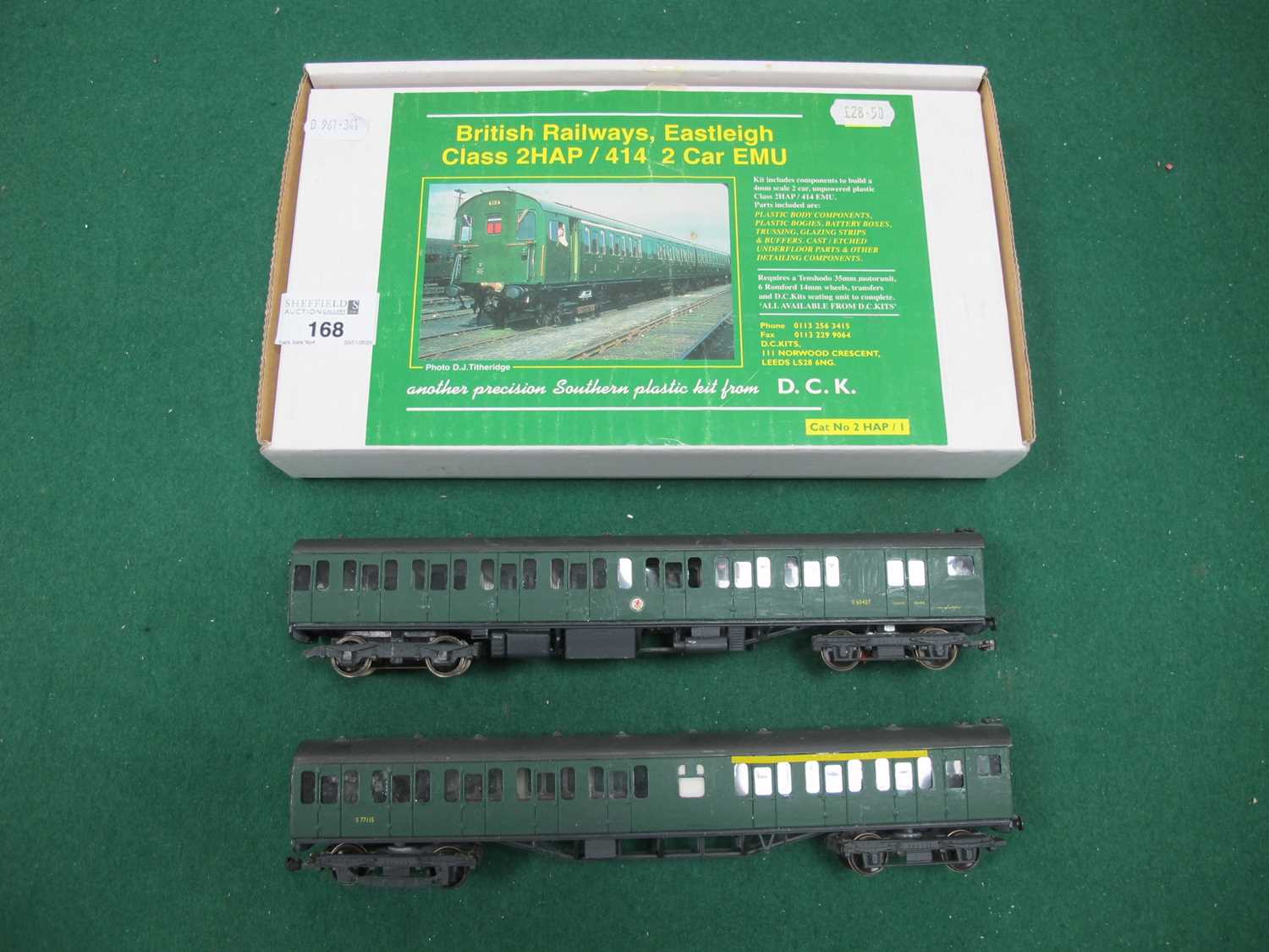 Lot 168 - A Kit Built Boxed OO Gauge 2HAP EMU by DCK