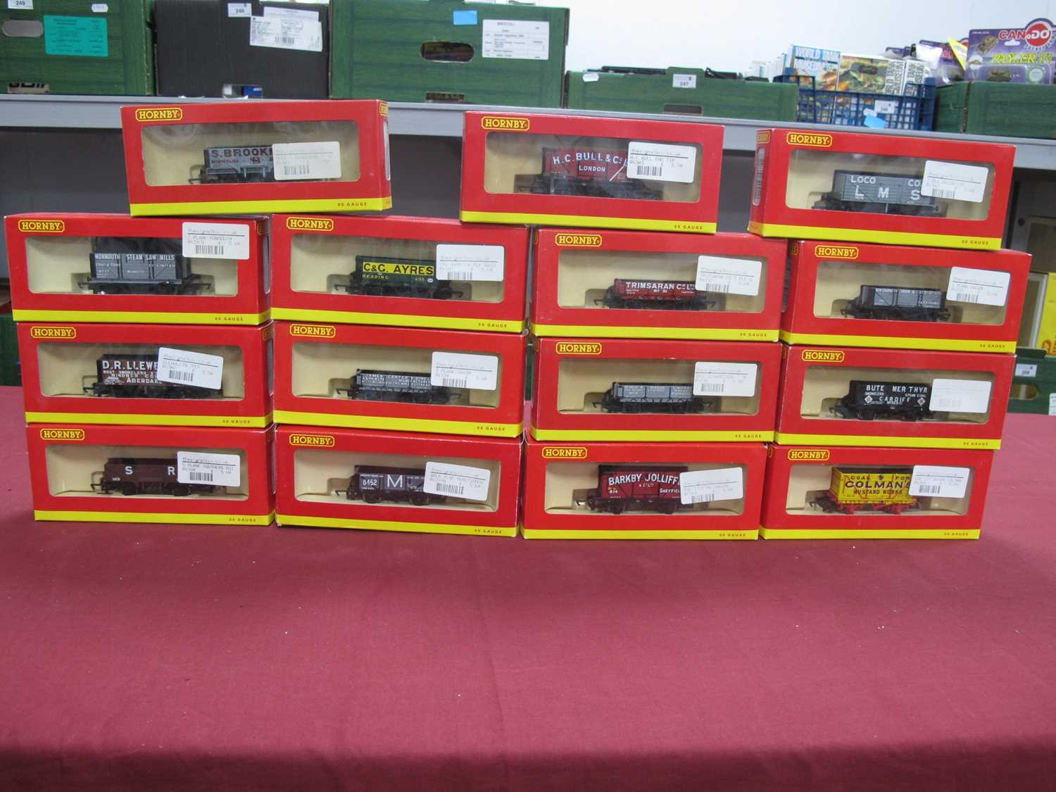 Lot 330 - Fifteen Boxed Hornby OO Gauge Open Wagons in