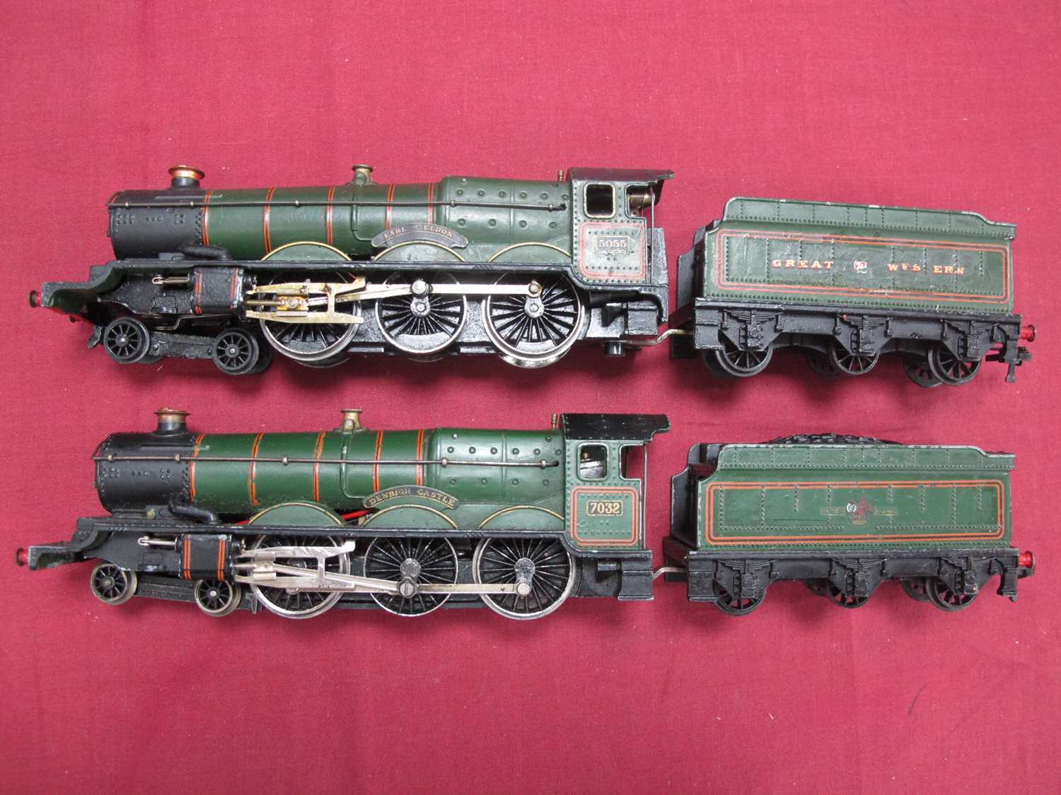 Lot 381 - Two Hornby Dublo OO Gauge Castle Class