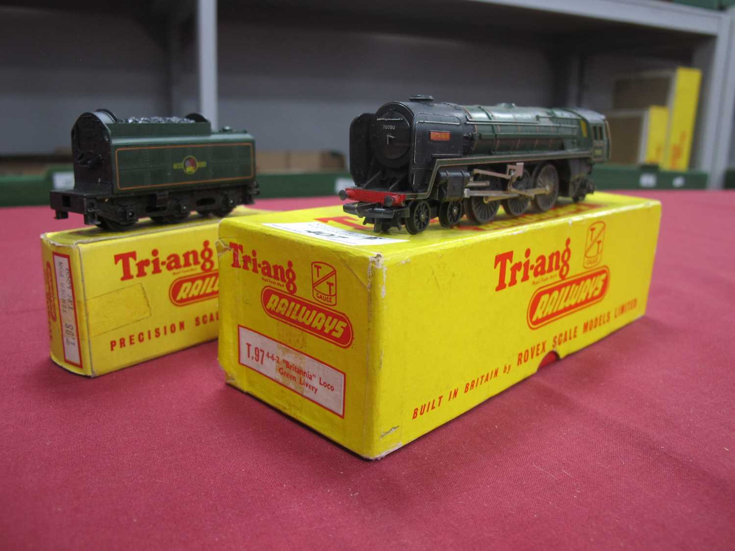 Lot 407 - A Boxed Triang TT Britannia Locomotive with