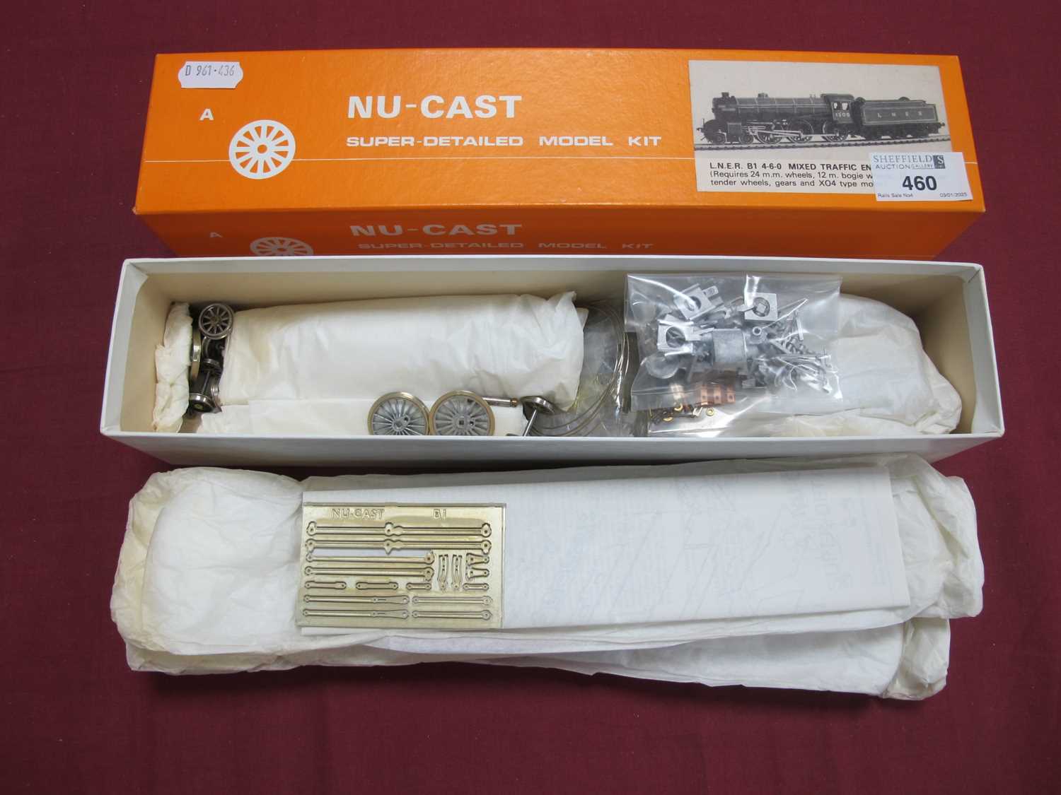 Lot 460 - A Nu-Cast OO Scale Metal LNER B1 4-6-0