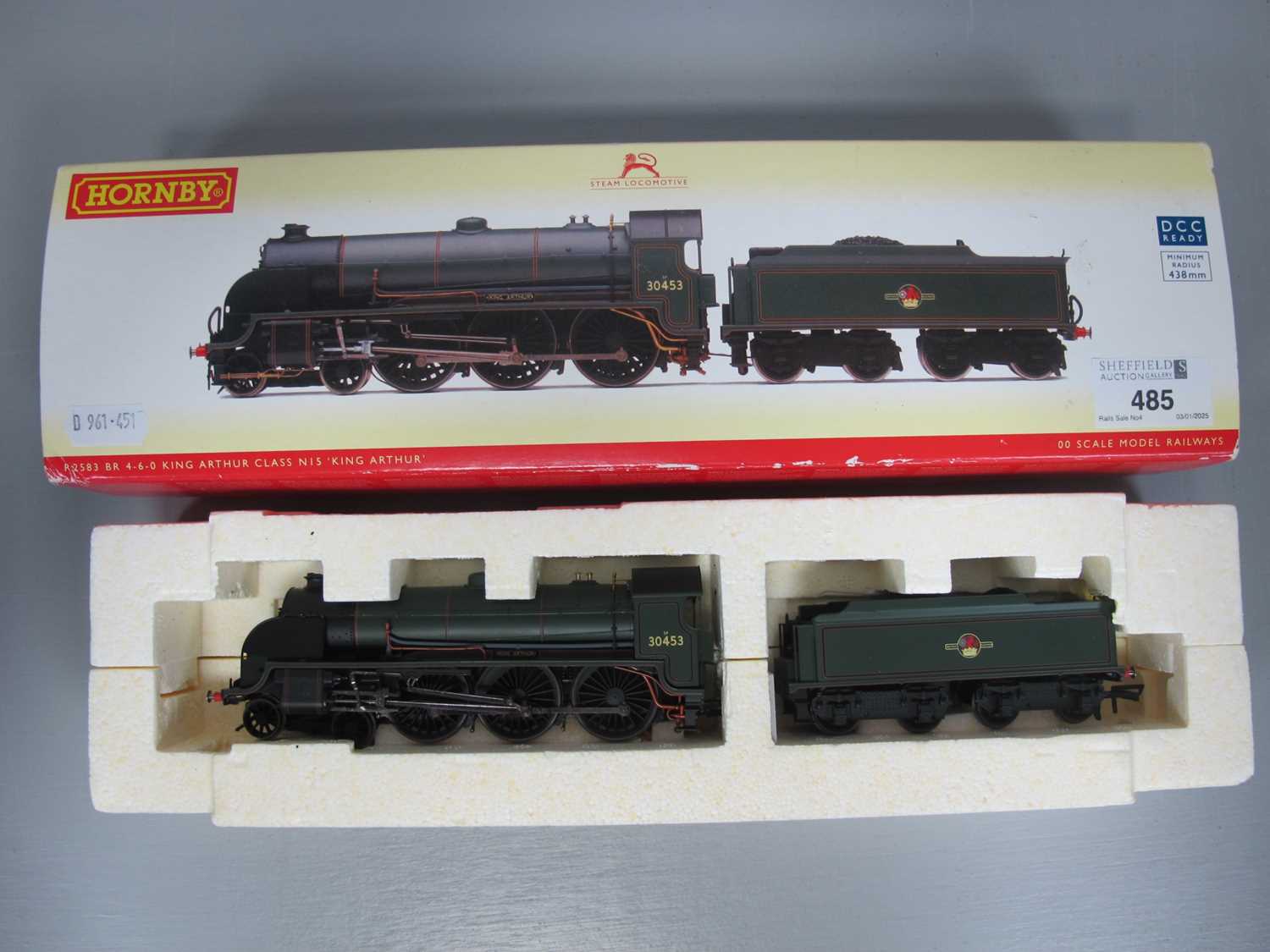 Lot 485 - A Boxed Hornby OO Gauge N15 Class Locomotive,