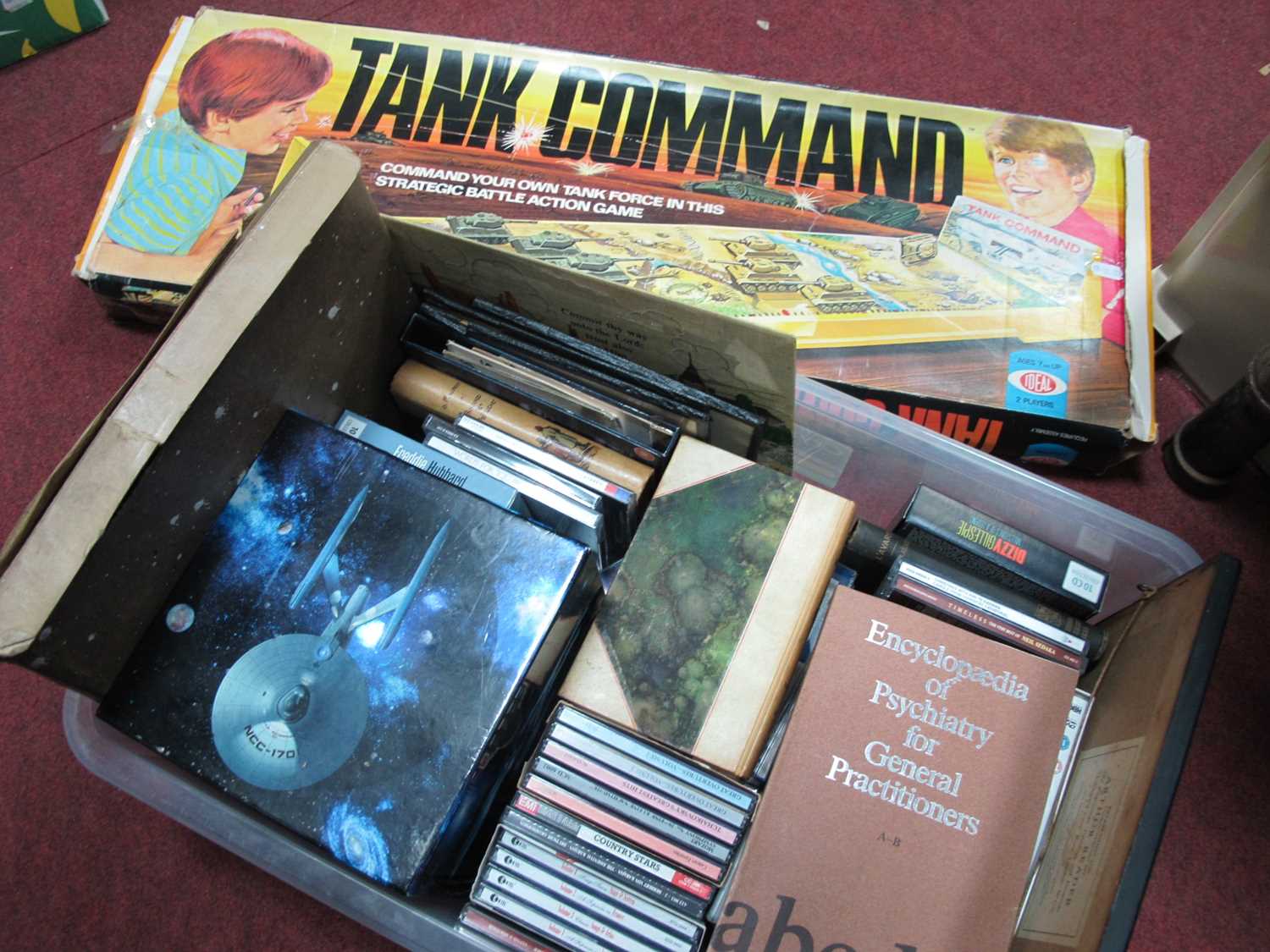 Lot 1135 - C.Ds, DVDs, Prints, Books,Tank Command by