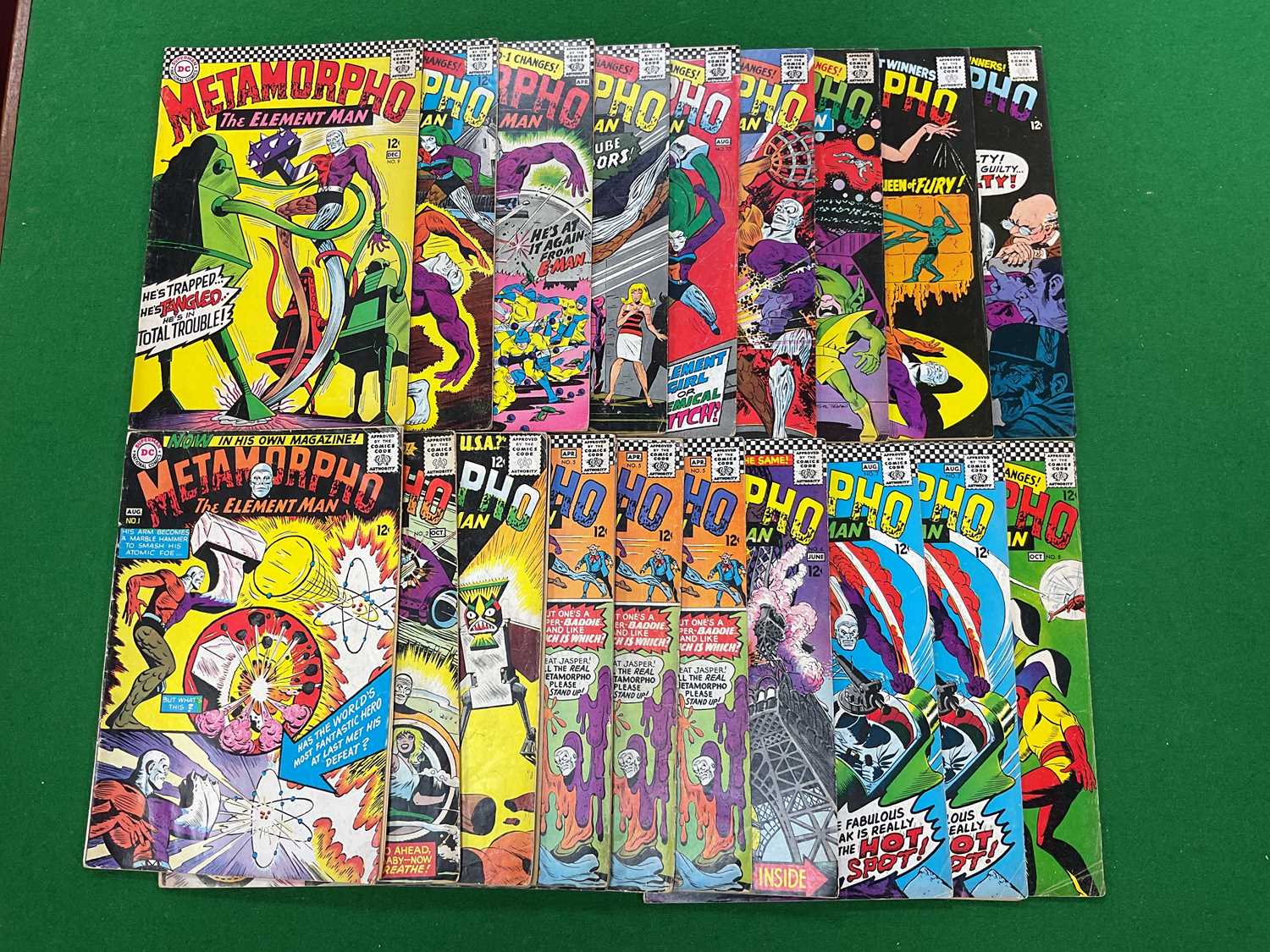Lot 420 - DC Comics - Twenty One Metamorpho The