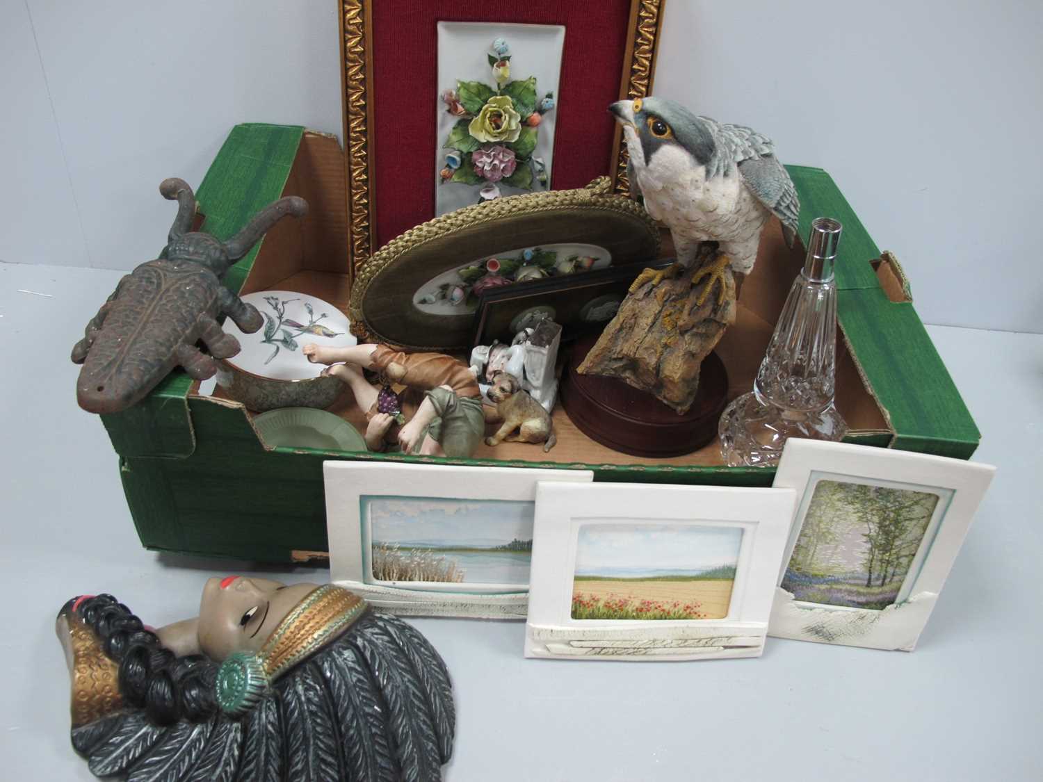 Lot 1077 - Indian Square Face Mask, Sherratt Simpson