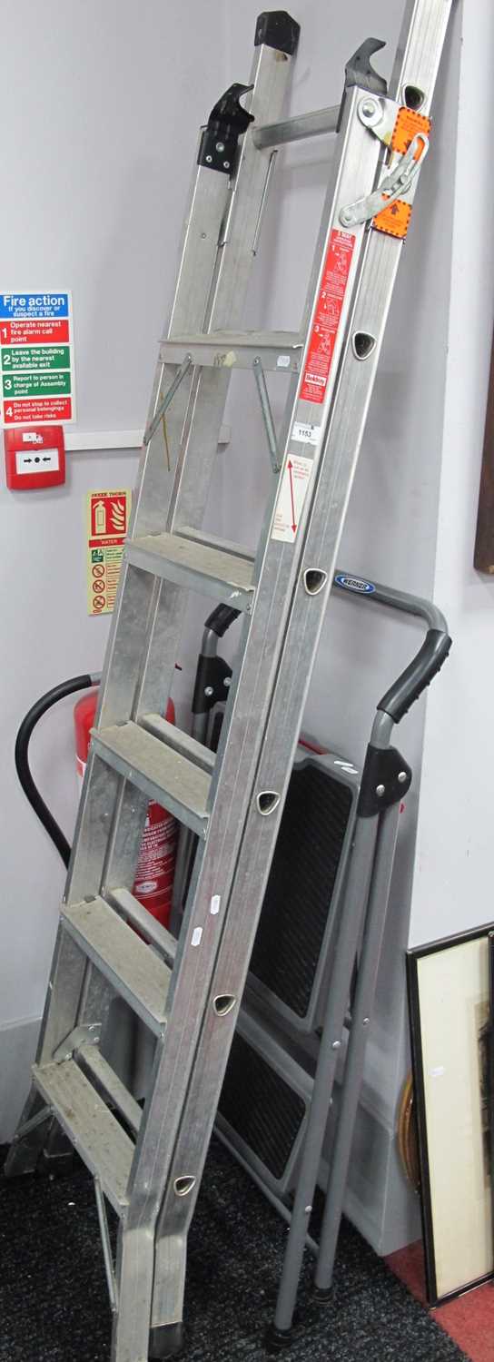 Lot 1153 - Werner Step-stool, three-way Beldray