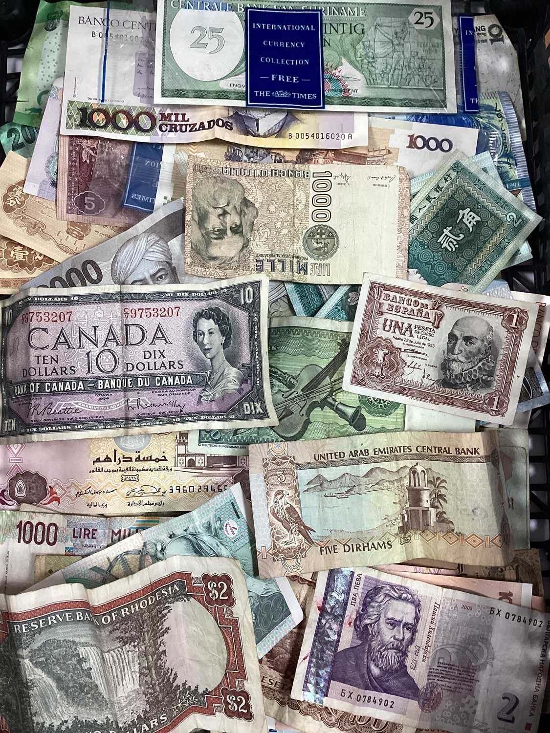 Lot 409 - Collection Of Over Sixty World Banknotes,