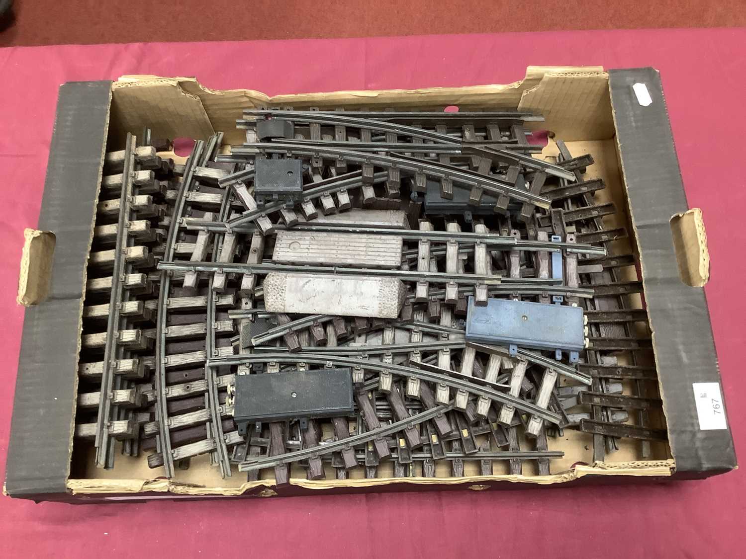 Lot 767 - A quantity of LGB G gauge sectional track