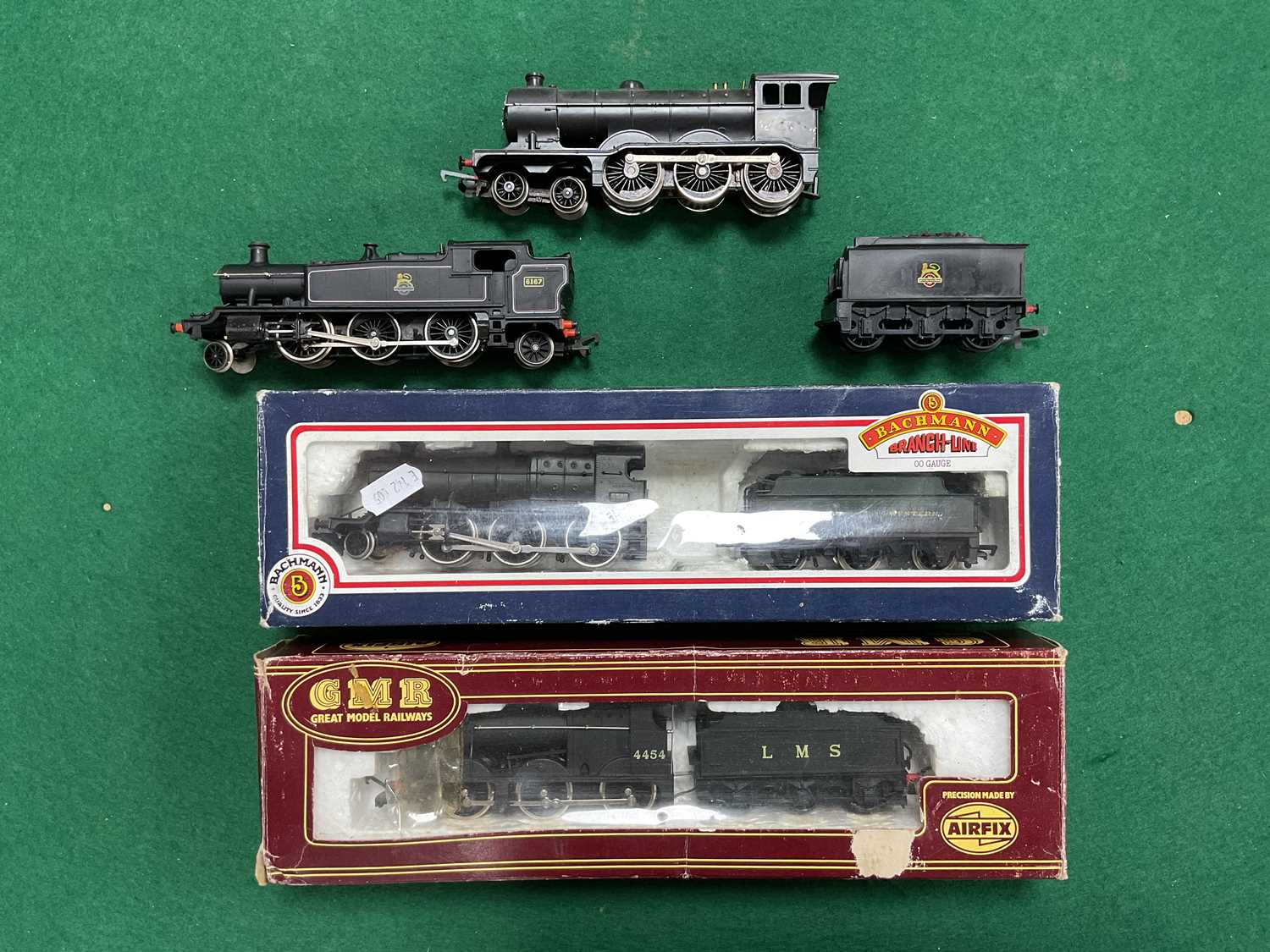 Lot 635 - Four 00 gauge steam locomotives by Airfix,
