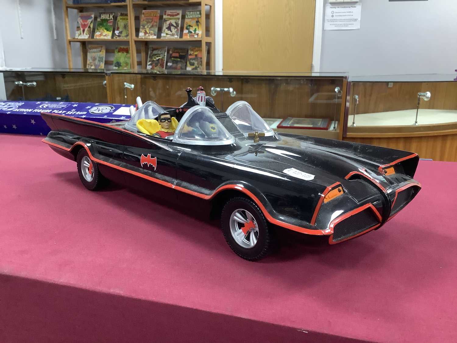 Lot 506 - A Mattel Plastic Model Batmobile (classic tv
