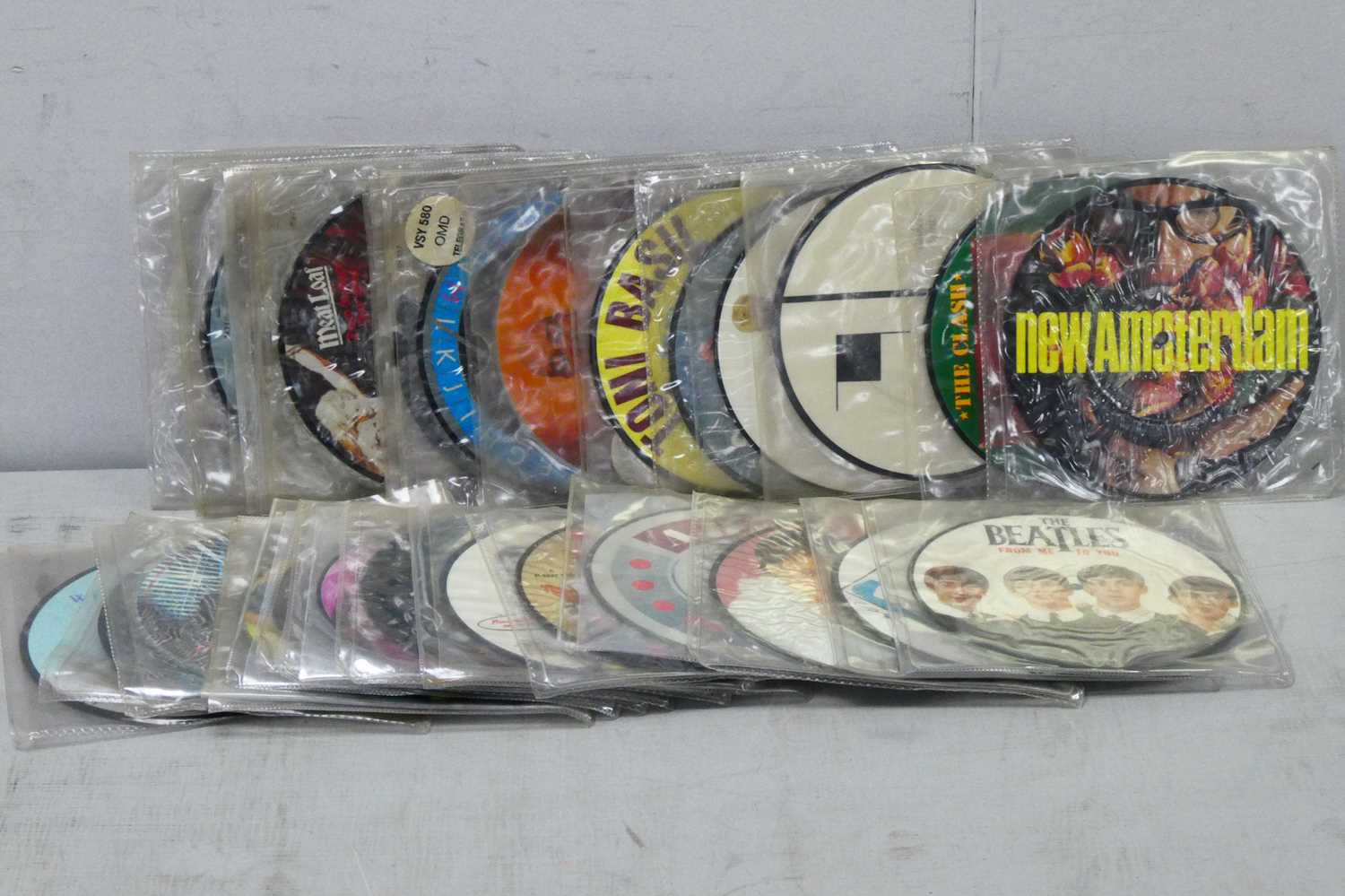 Lot 447 - 7" Picture Discs, thirty-two releases from,