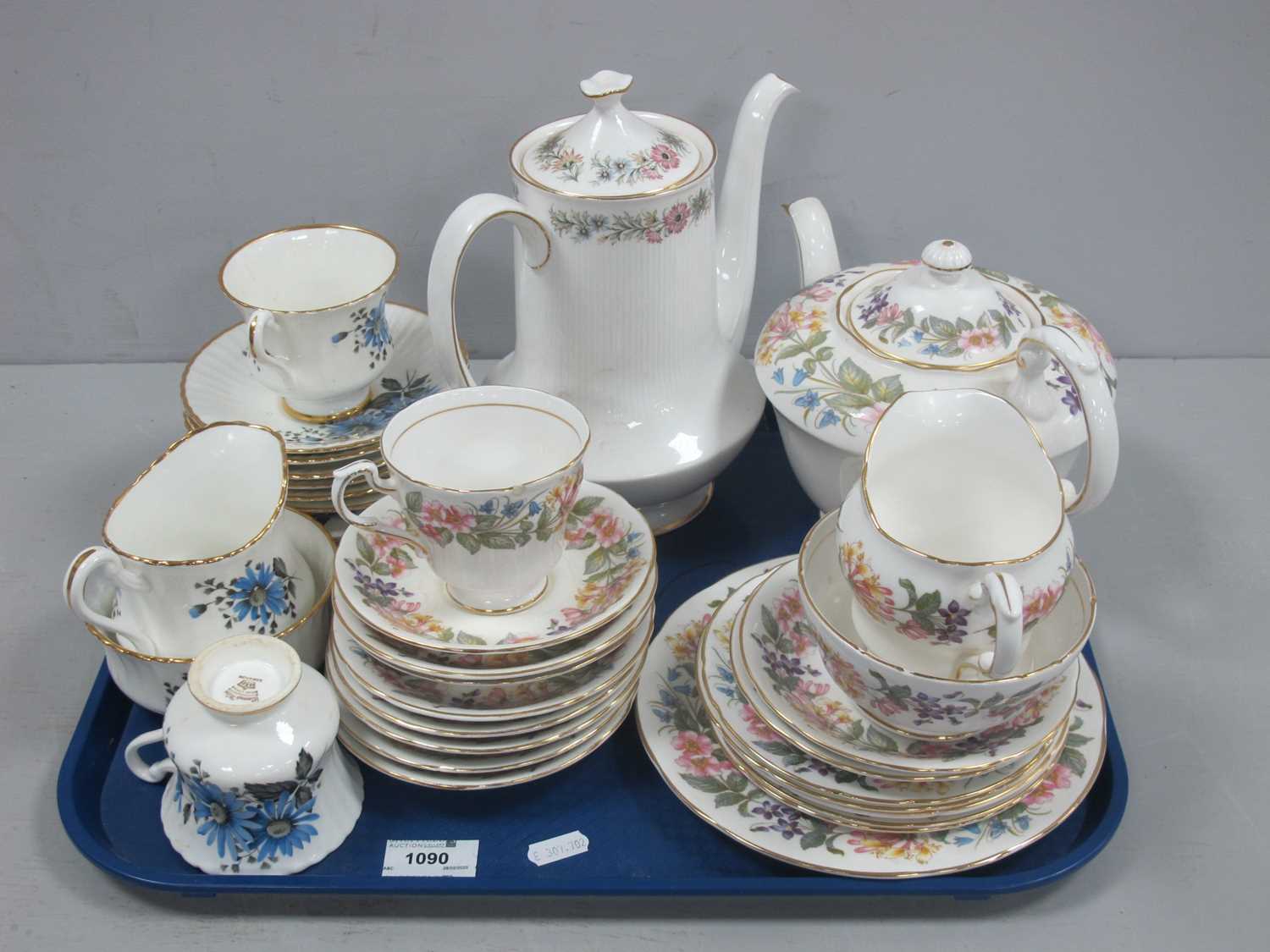 Lot 1090 - Paragon 'Country Lane' Tea Ware of Twenty