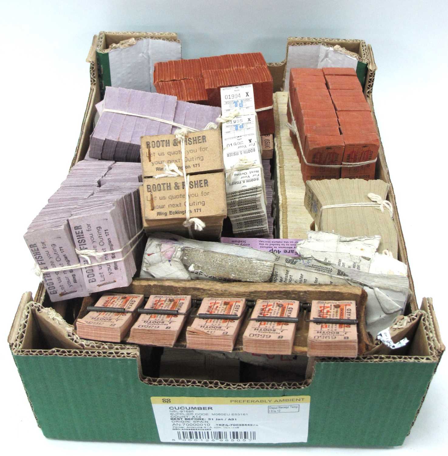 Lot 1375 - Bus Ticket Holder Large Quantity of Unused