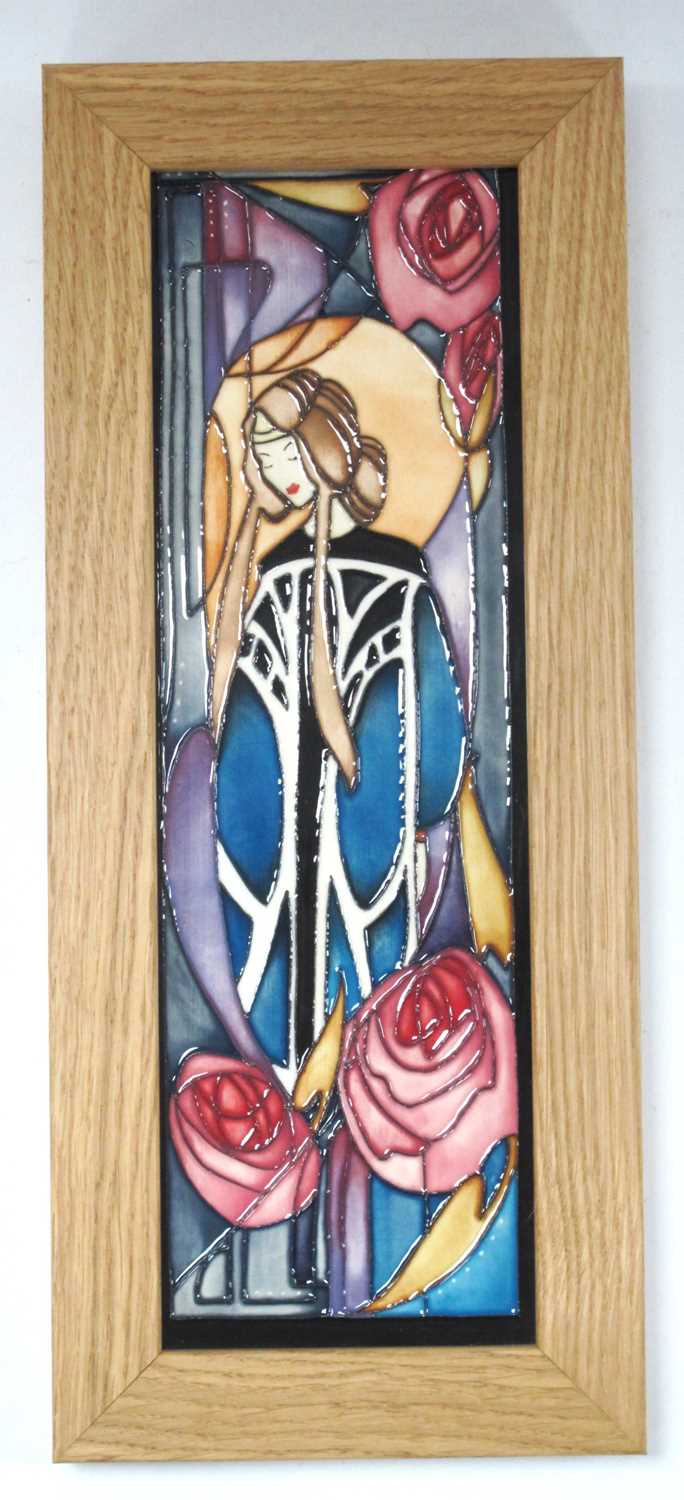 Lot 1199 - A Moorcroft Rectangular Pottery Plaque,