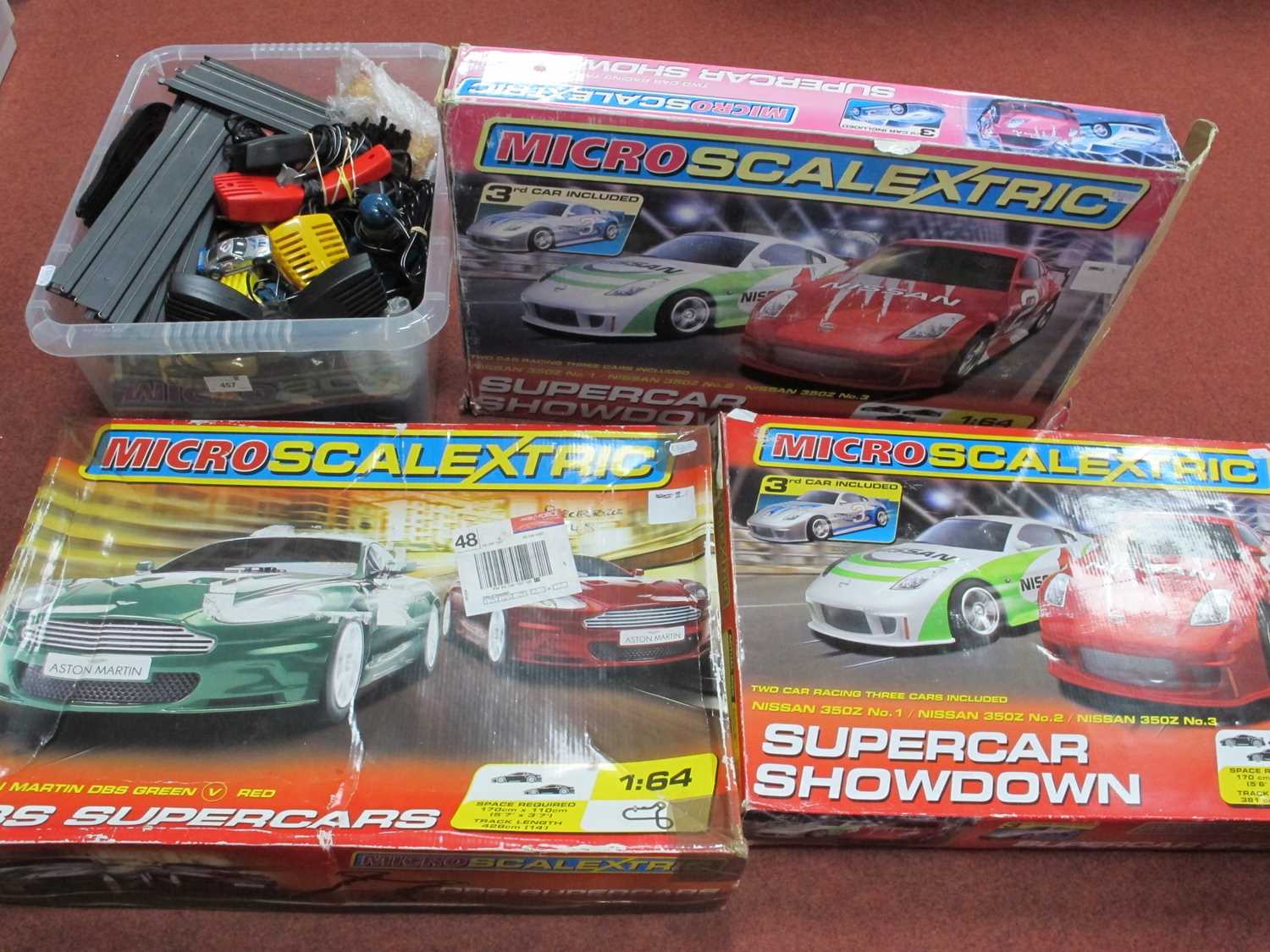 Lot 457 - Micro Scalextric Interest to include 1:64