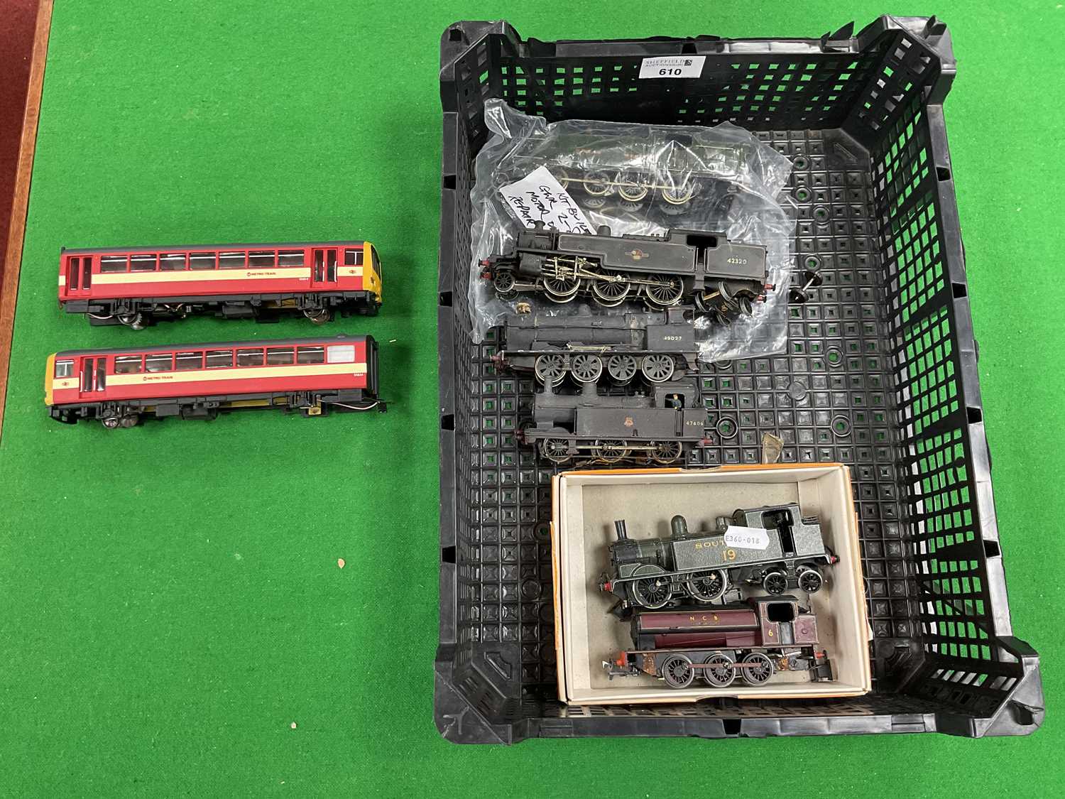 Lot 610 - Six 'OO' Gauge/4mm Kit Built Tank Steam