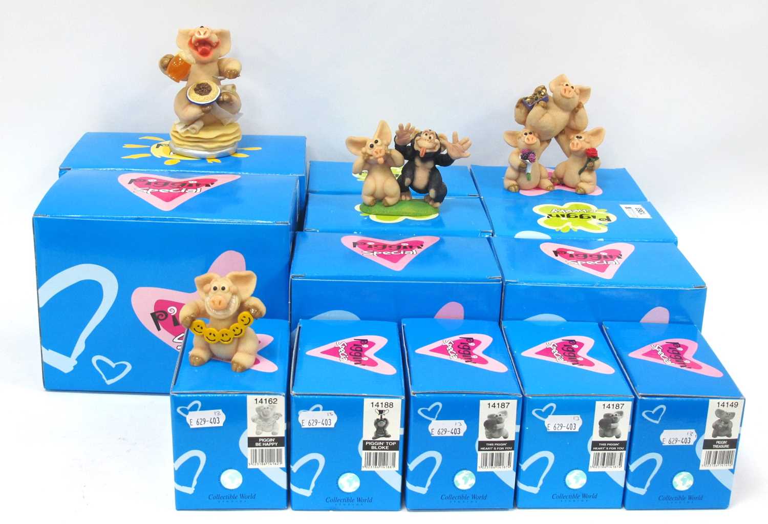 Lot 1363 - Piggin'; figurines from the Cheeky, Special