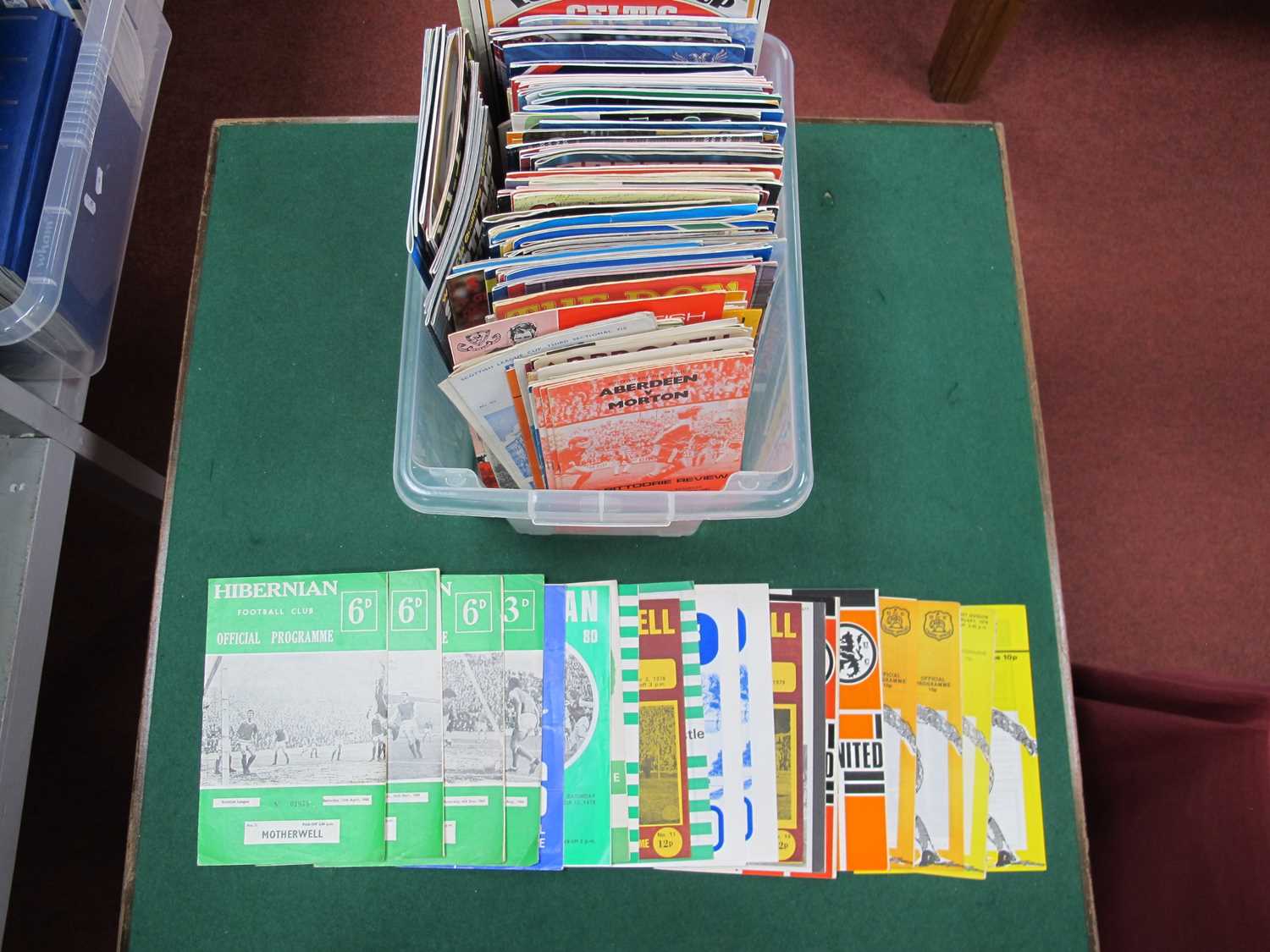 Lot 784 - 280 Scottish Football Programmes Includes