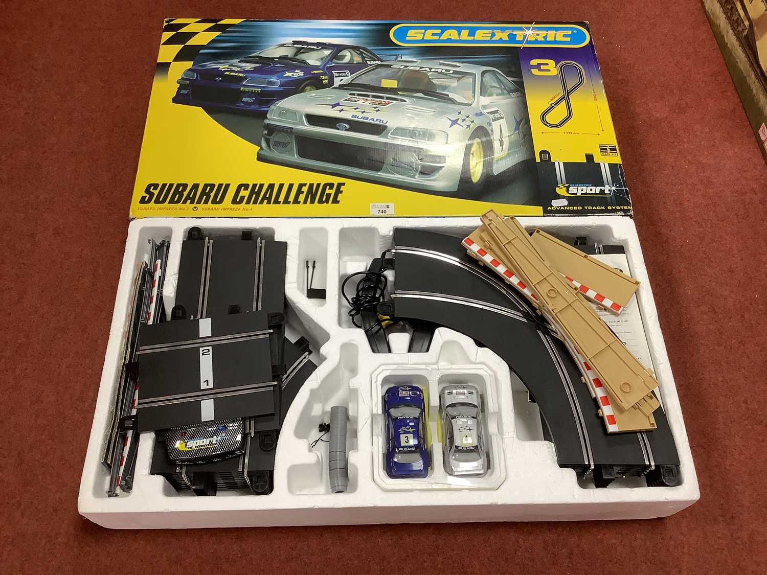 Lot 740 - A Scalextric Sport #C1094 Subaru Challenge